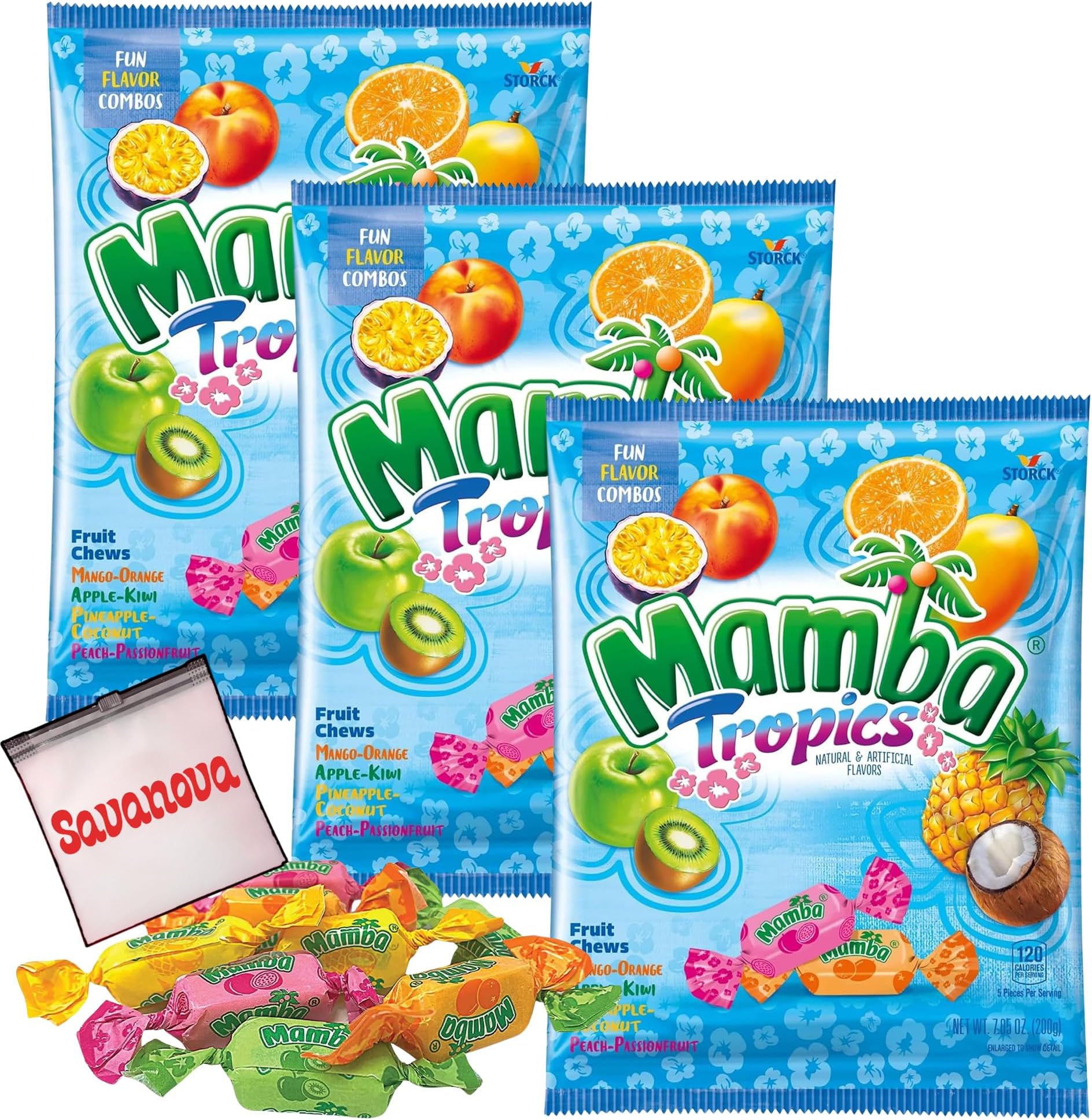 Amazon.com : Storck (1) Bag Mamba Fruit Chews Candy New Flavor Mix ...