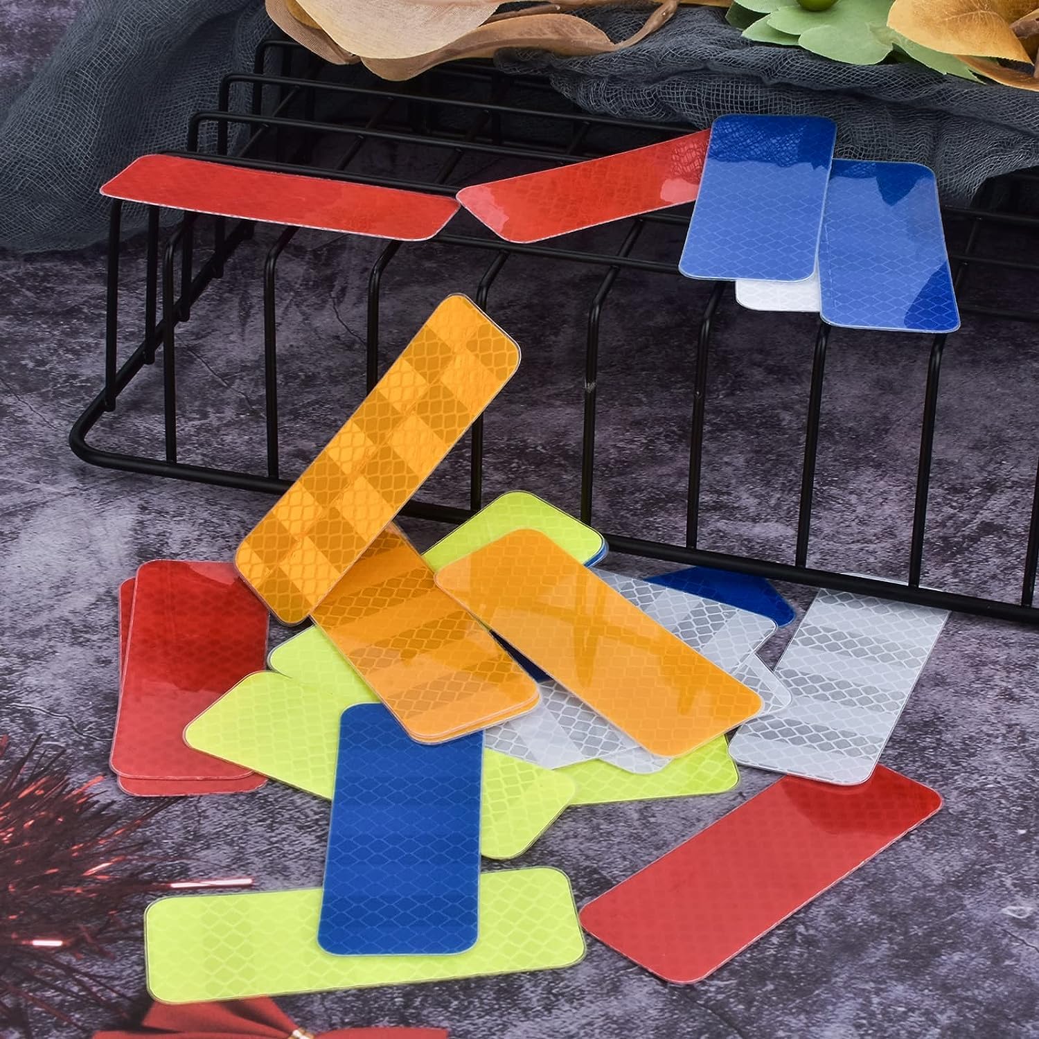 Snapklik.com : 50 Pcs Warning Reflective Stickers Assortment Outdoor ...