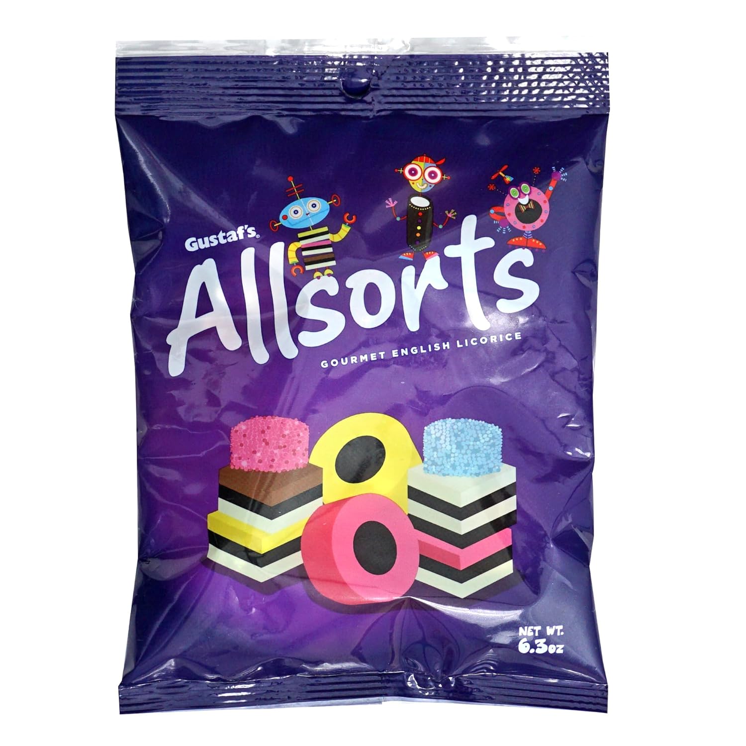 Amazon.com: Gustaf's Licorice Allsorts Candy, 6.3 Ounce Bag, Assorted ...