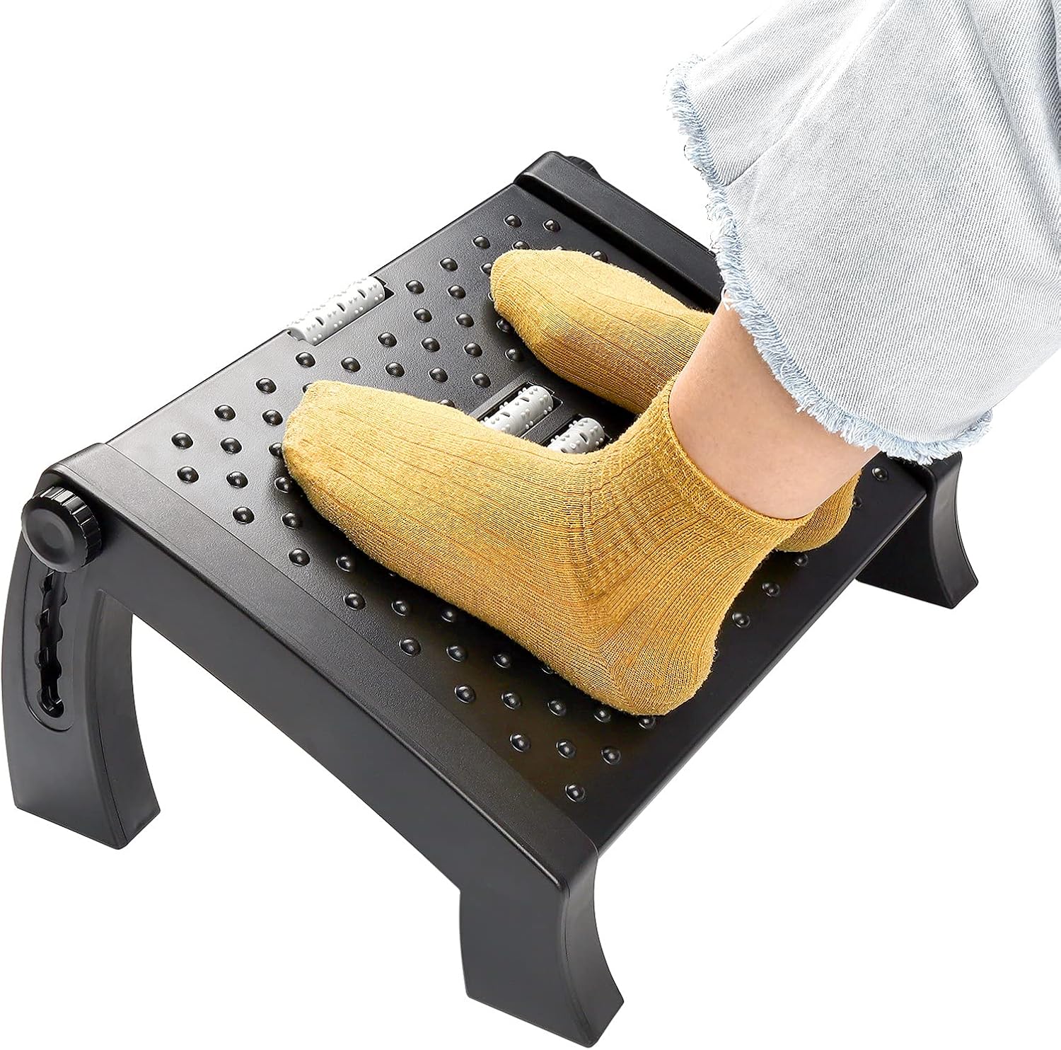 Amazon.com : SEBIDER Height Adjustable Footrest with Massage Surface ...