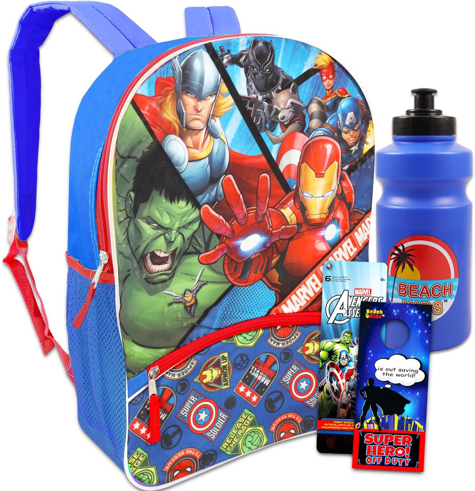Amazon.com | Avengers Mini Backpack Set - Bundle with 11" Avengers ...