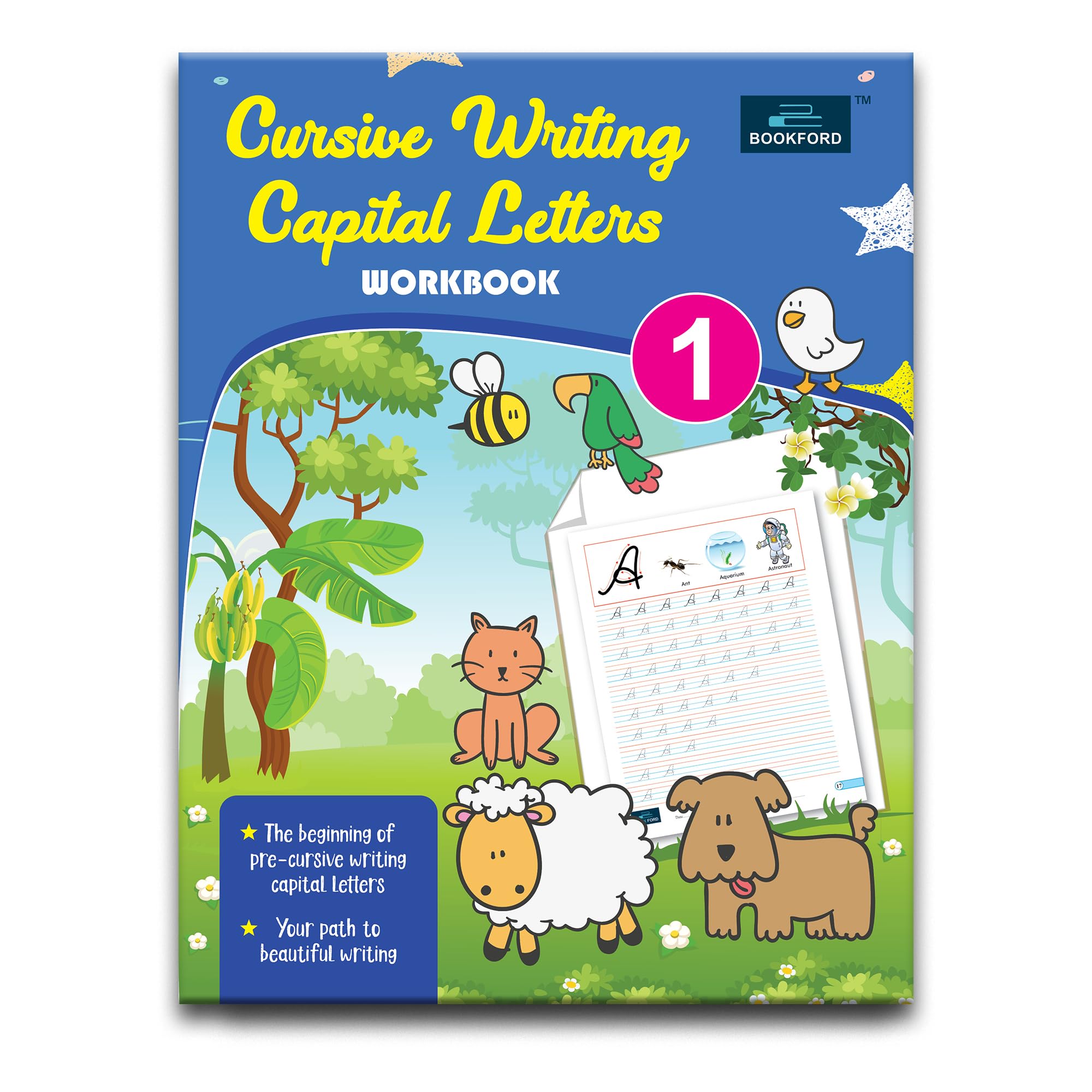 Cursive Writing Capital Letter For Kids - Part - 1 : BOOKFORD ...