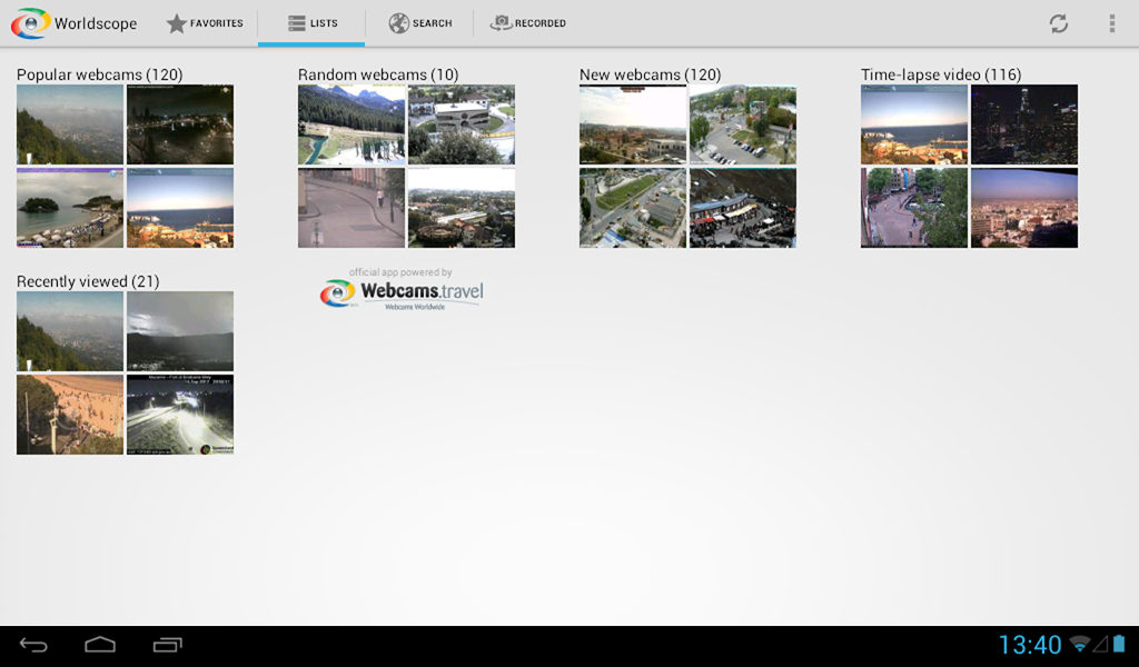 Worldscope Webcams - App on Amazon Appstore