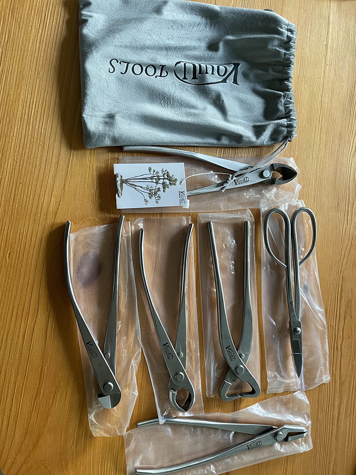 vouiu 6-Piece Bonsai Tool Set,Knob Cutter,Trunk Splitter,Concave Cutter ...