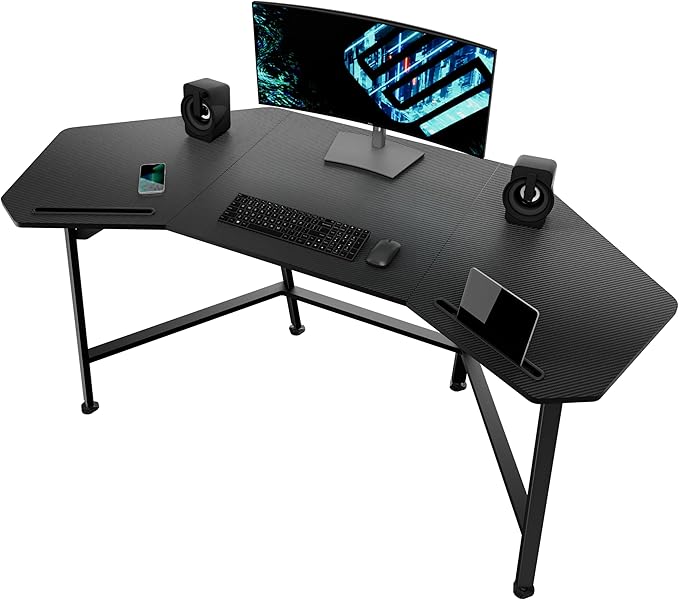 Amazon.com: EUREKA ERGONOMIC Large Computer Desk Wing-Shaped for Work ...