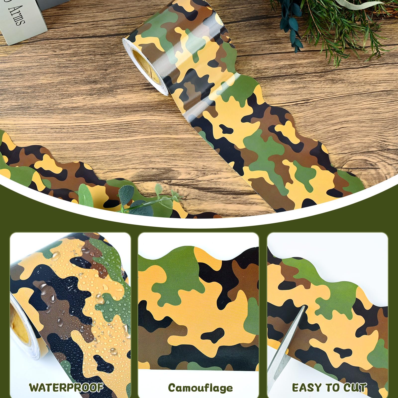 Bordure De Page Camouflage