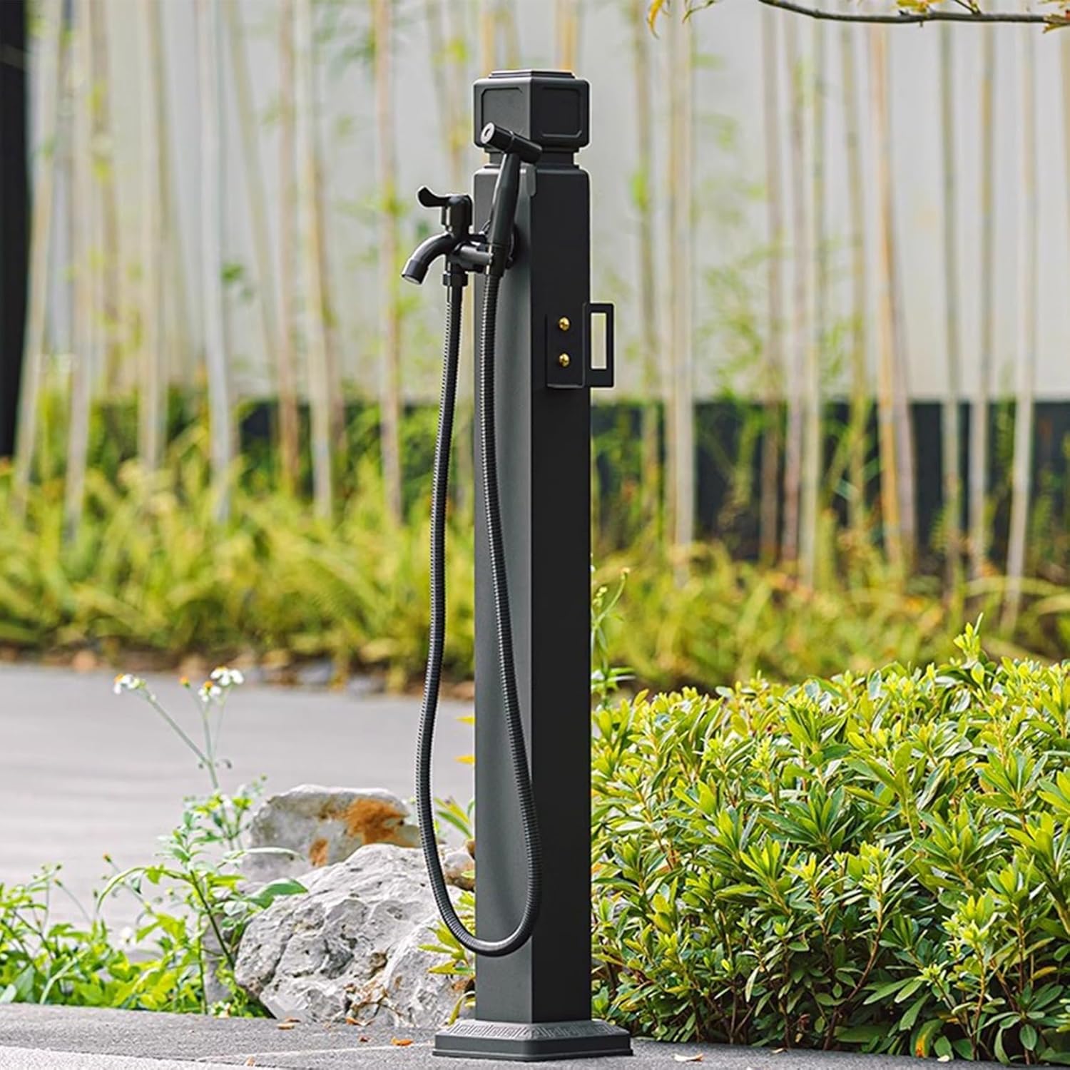 Amazon.com: Freestanding Black Vertical Garden Water Column Faucet ...