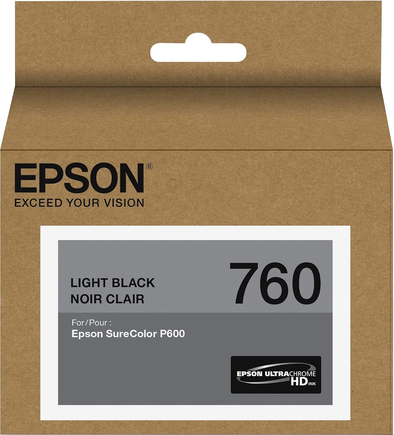Amazon.com: EPSON 760 Light Black Ink Cartridge : Office Products