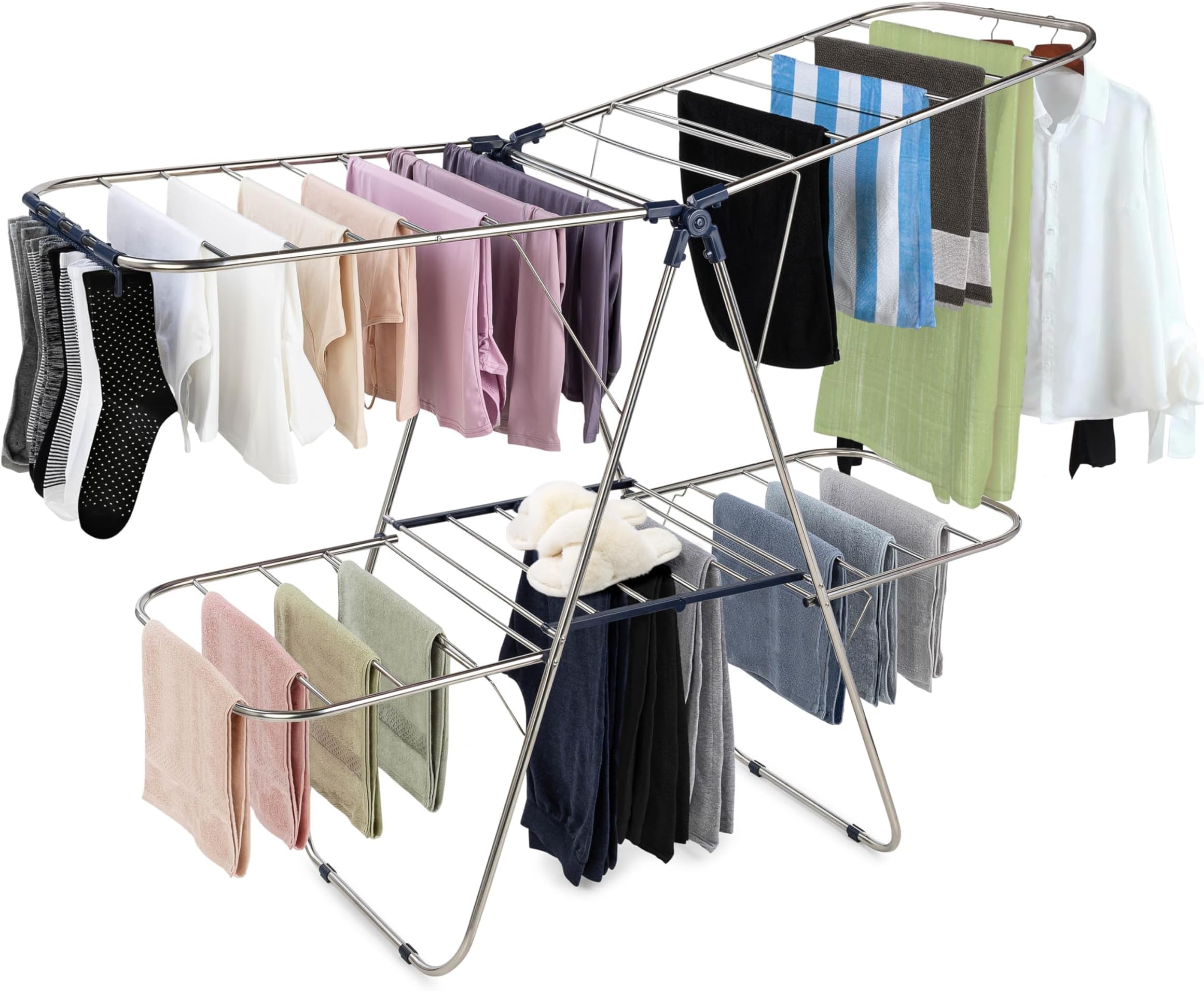 Amazon.com: Greenway Indoor Outdoor Drying Rack with Mesh Shelf ...