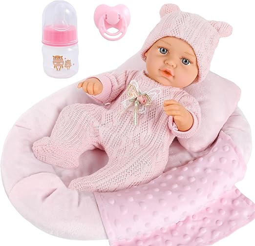 Amazon.com: 12 Inch Baby Dolls Set with Accessories and Clothes,Newborn ...