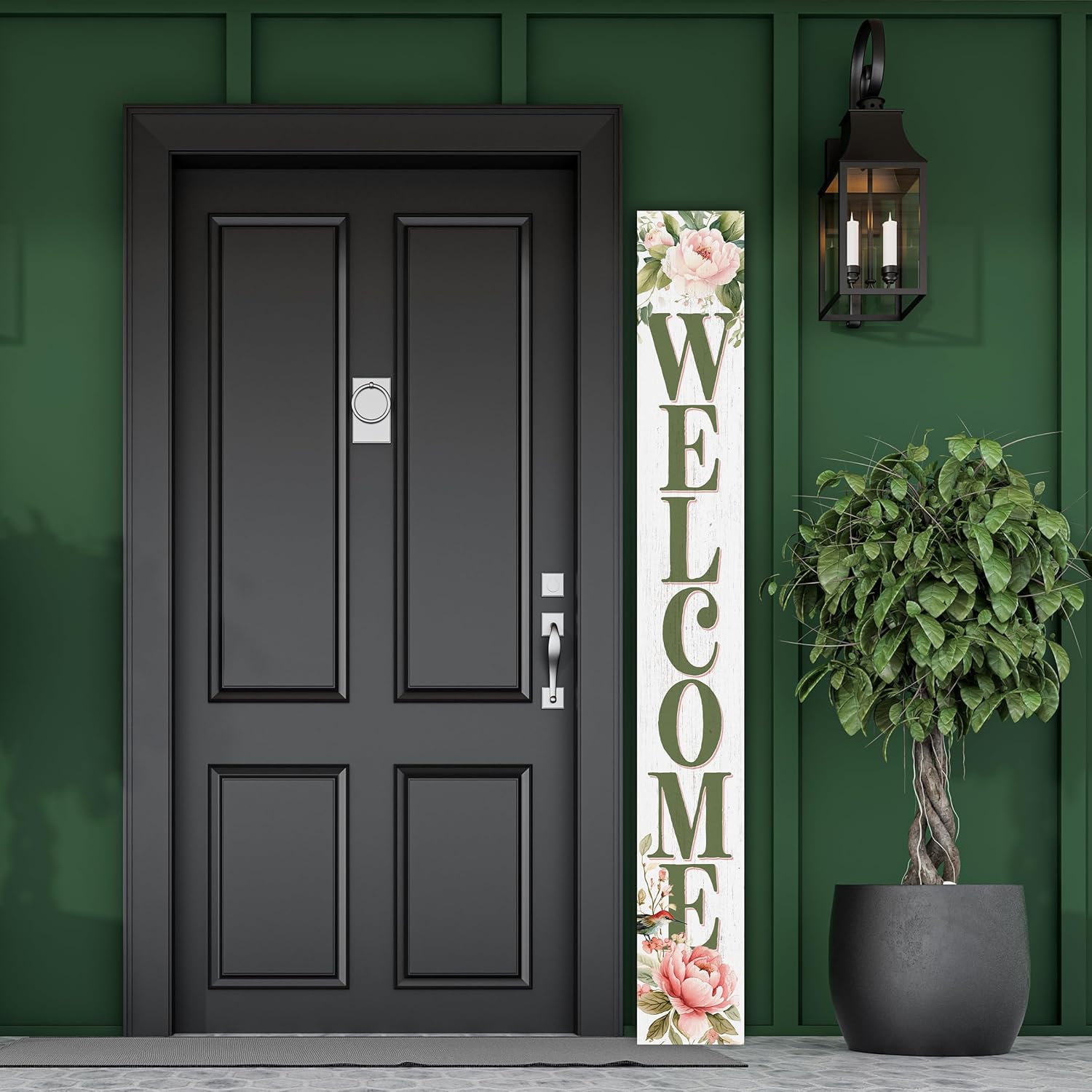 Amazon.com: 72in Spring Welcome Porch Sign for Your Front Door | UV ...