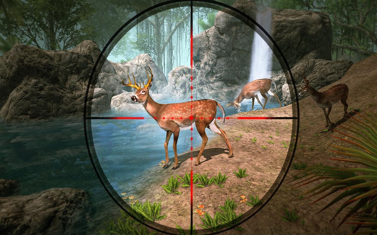 Deer Hunting Animal Shooting Games : Wild Dinosaur Hunter 3D Sniper ...