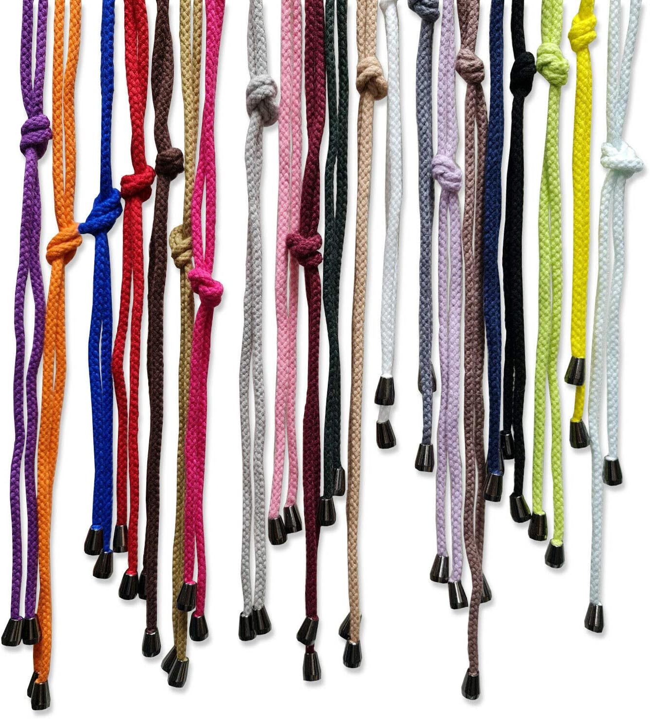 Neotrims Hoodie Drawstring Cotton Cord,6mm Round with Metal Toggle Ends ...