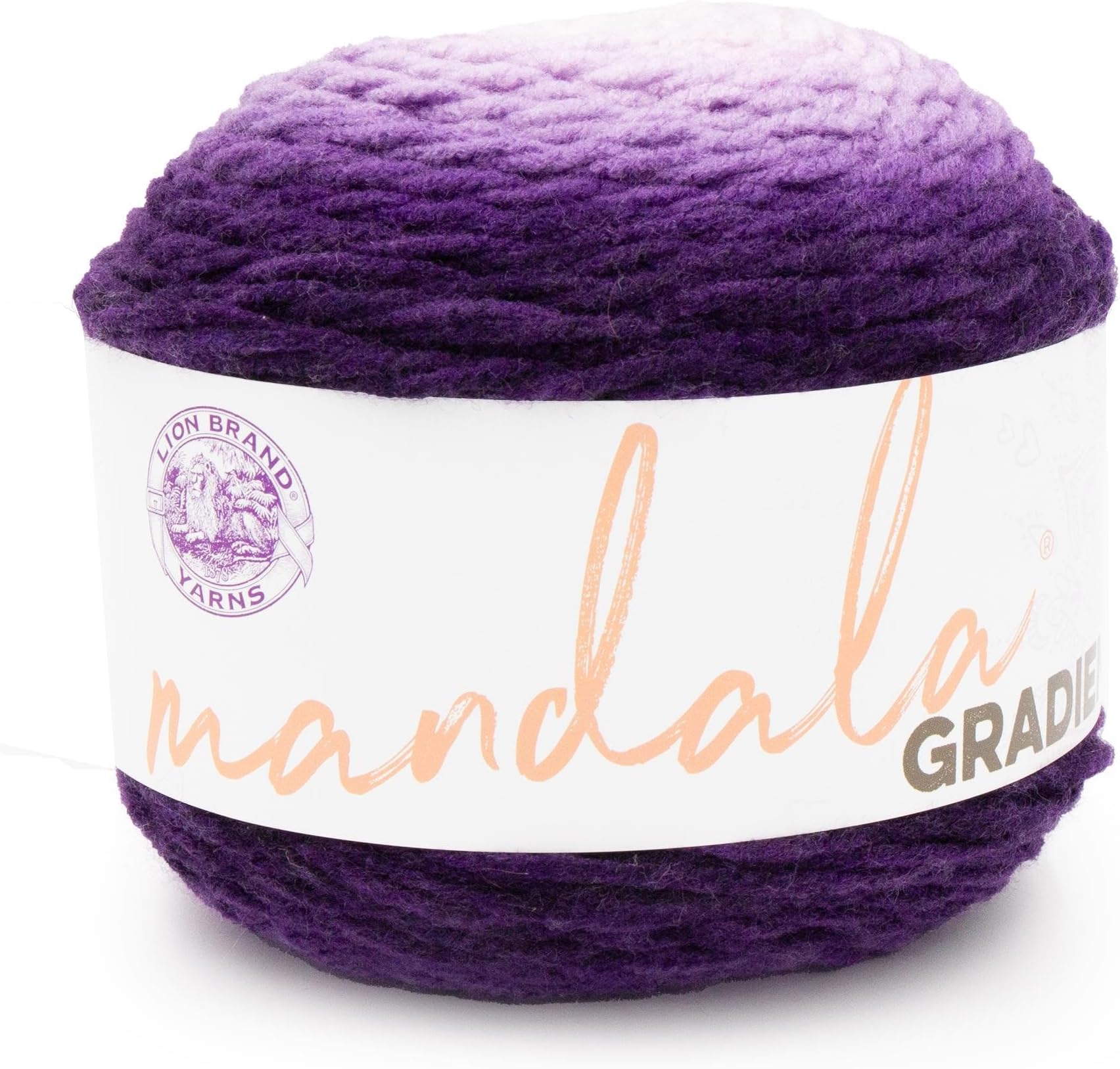 Lion Brand Yarn Mandala String, Fingering Yarn for Knitting and Crochet ...