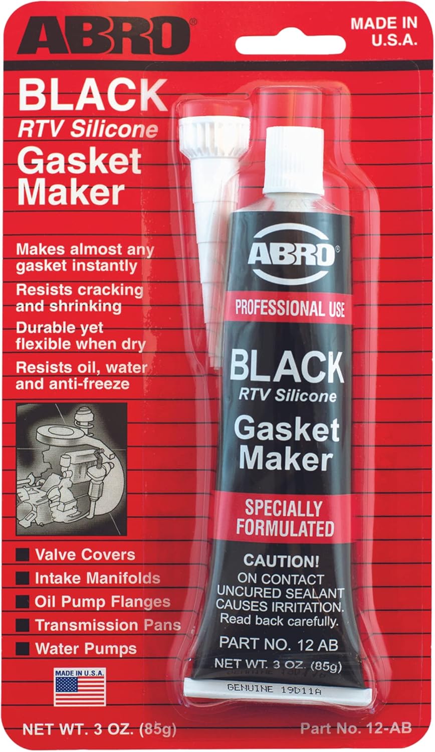 ABRO 12-AB SILICONE GASKET MAKER BLACK 85g : Amazon.co.uk