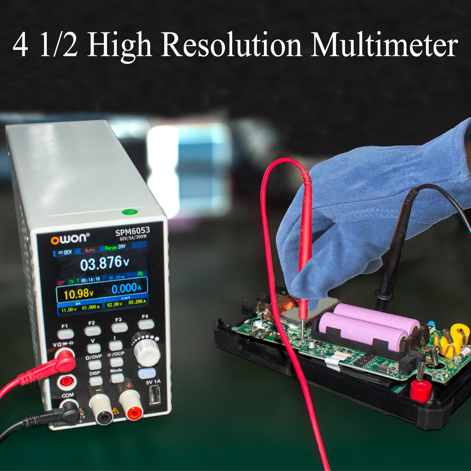 Snapklik.com : SPM6053 OWON DC Power Supply Multimeter