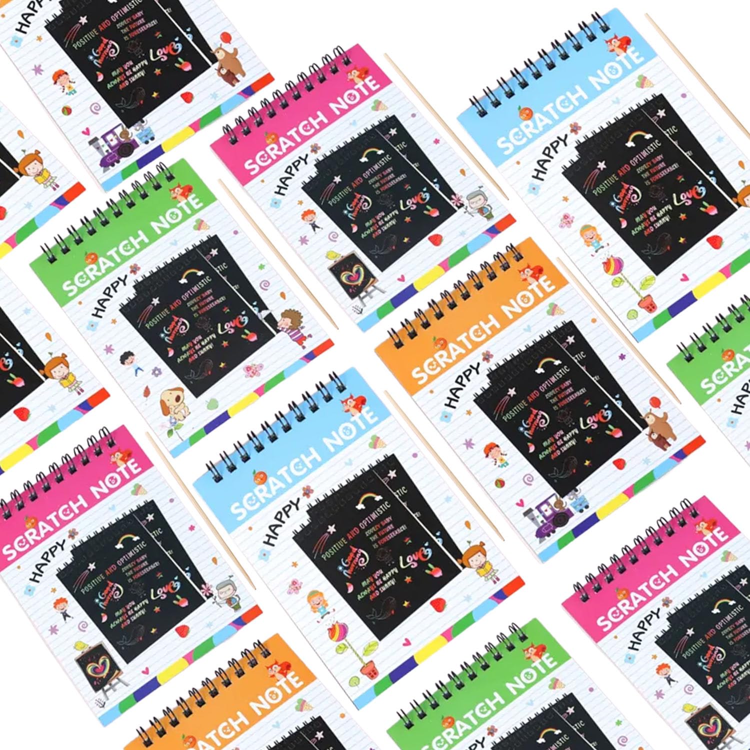 Party Propz Scratch Books for Kids - Set of 12 Pcs Thoughtful Return ...