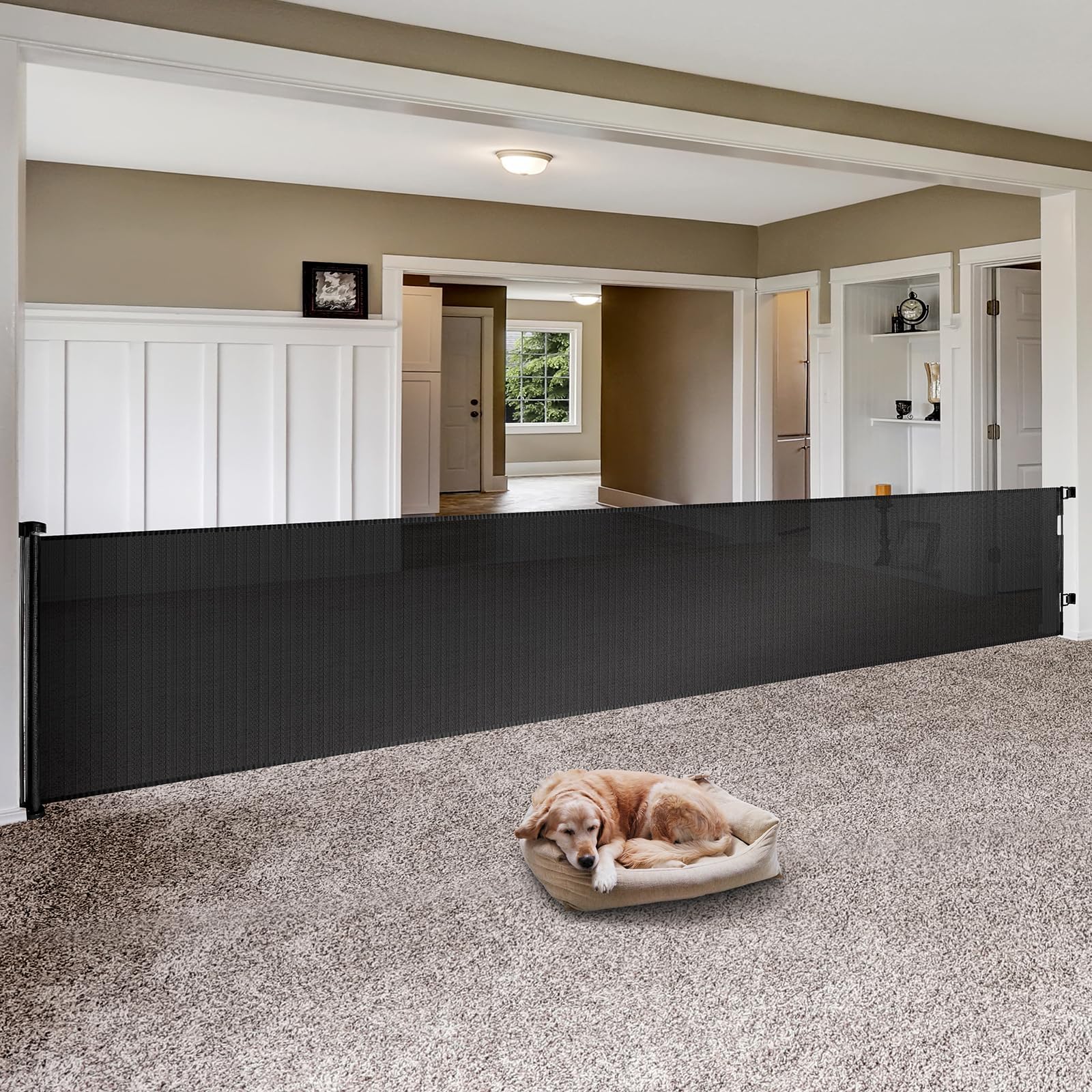 Amazon.com: Retractable Baby Gate Perma Child Safety 41" Tall x 71 ...