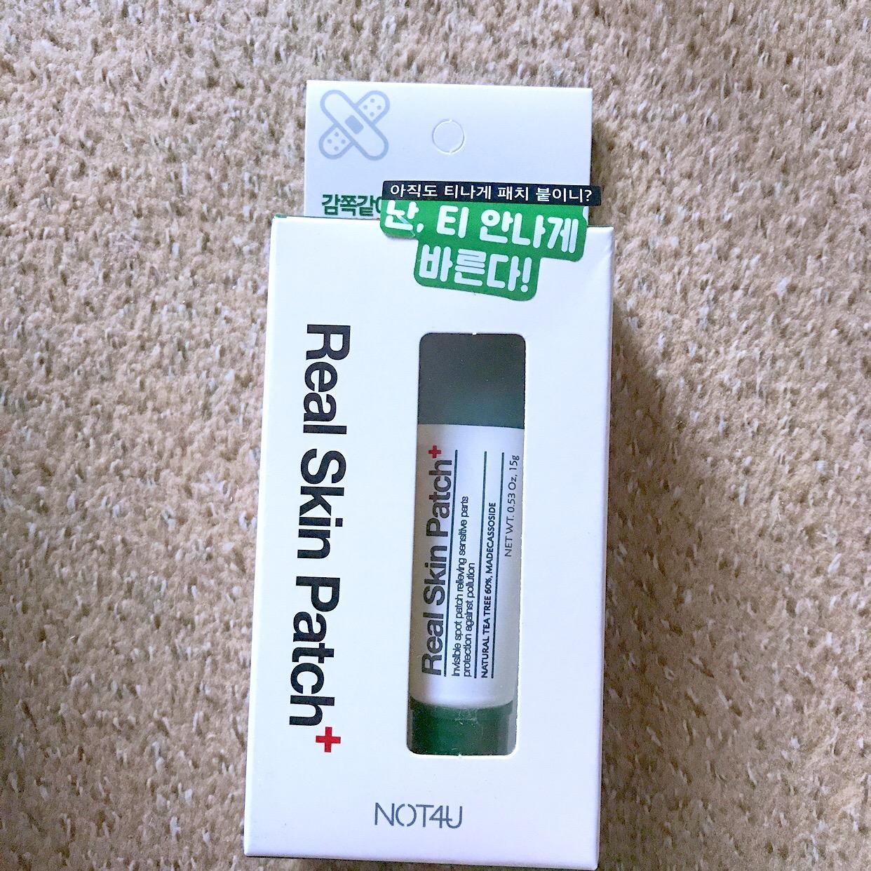 Amazon.co.jp: NOT4U Real Skin Patch 15g／NOT4U リアル スキン パッチ 15g [並行輸入品] : ビューティー