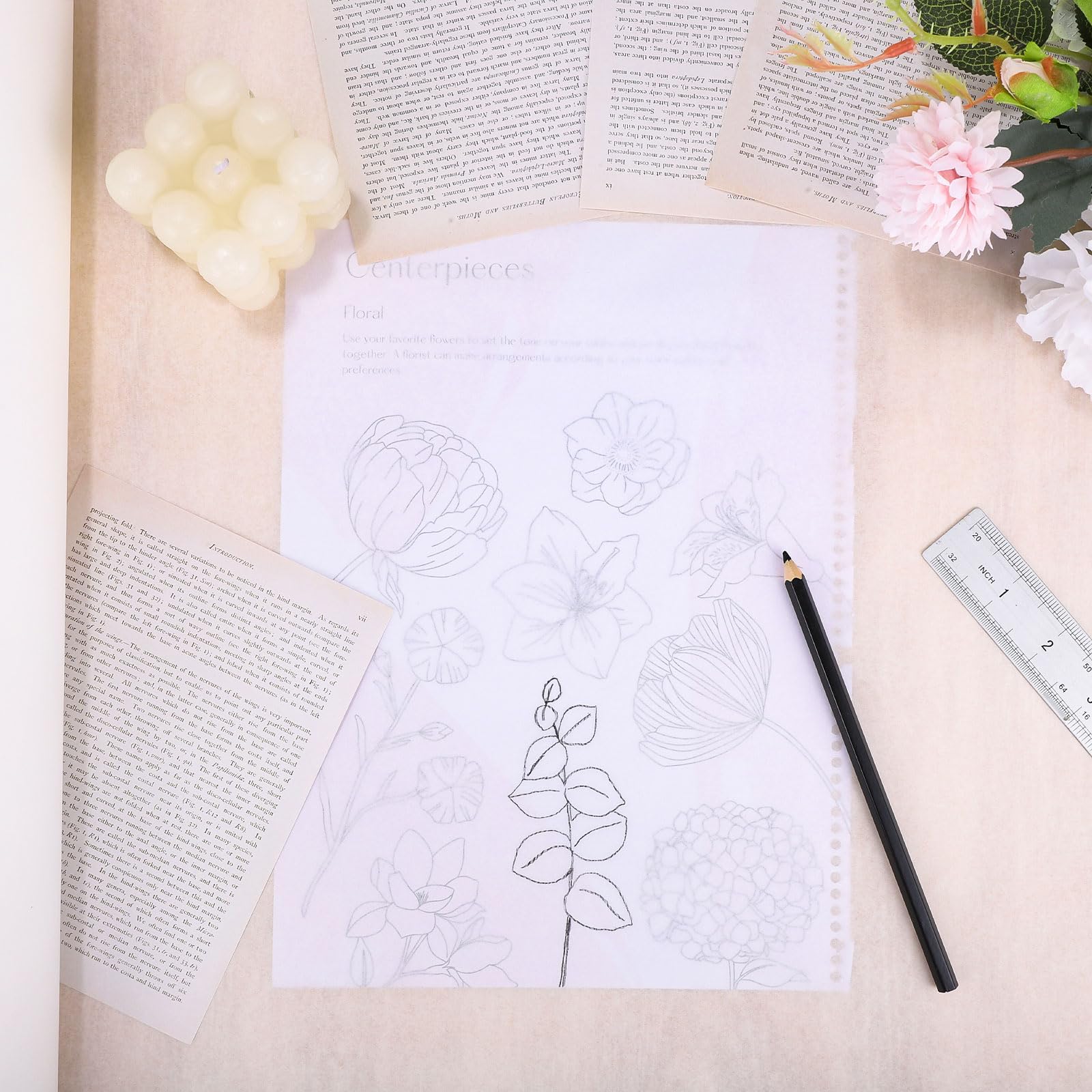 Snapklik.com : Tracing Paper Roll 24in X 75yd, White Trace Paper ...