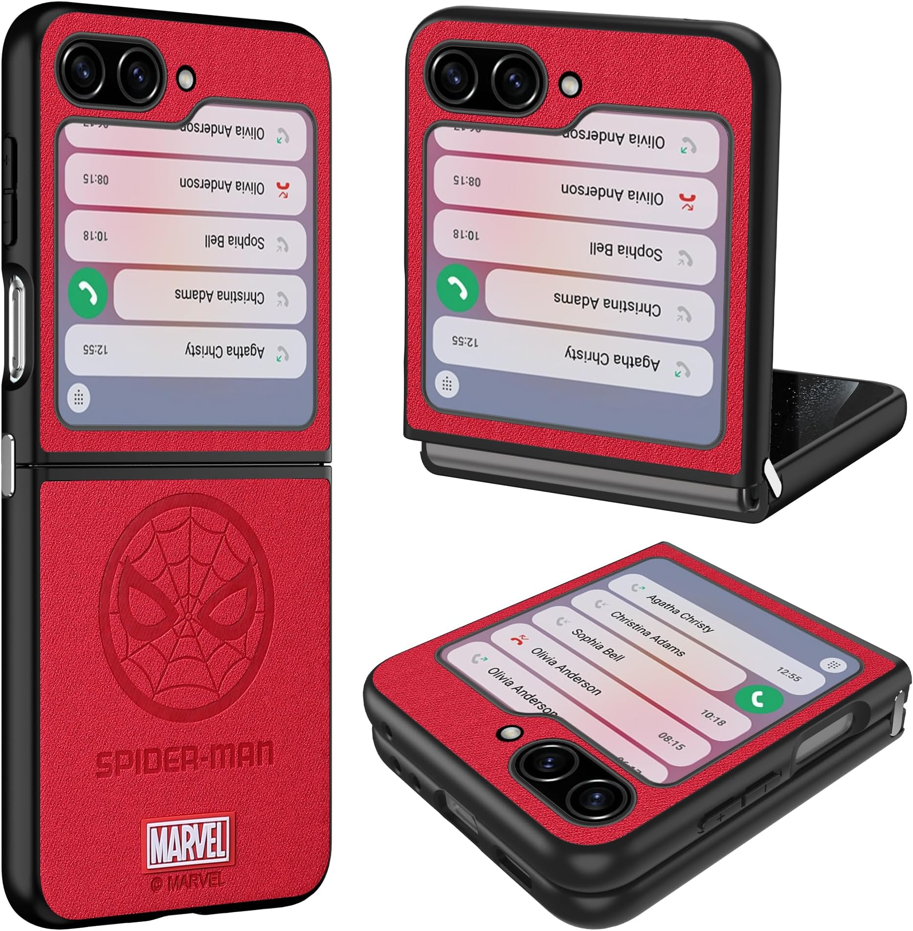 Amazon.com: IRON SPIDER Case for Samsung Galaxy Z FLIP 5 5G, with ...