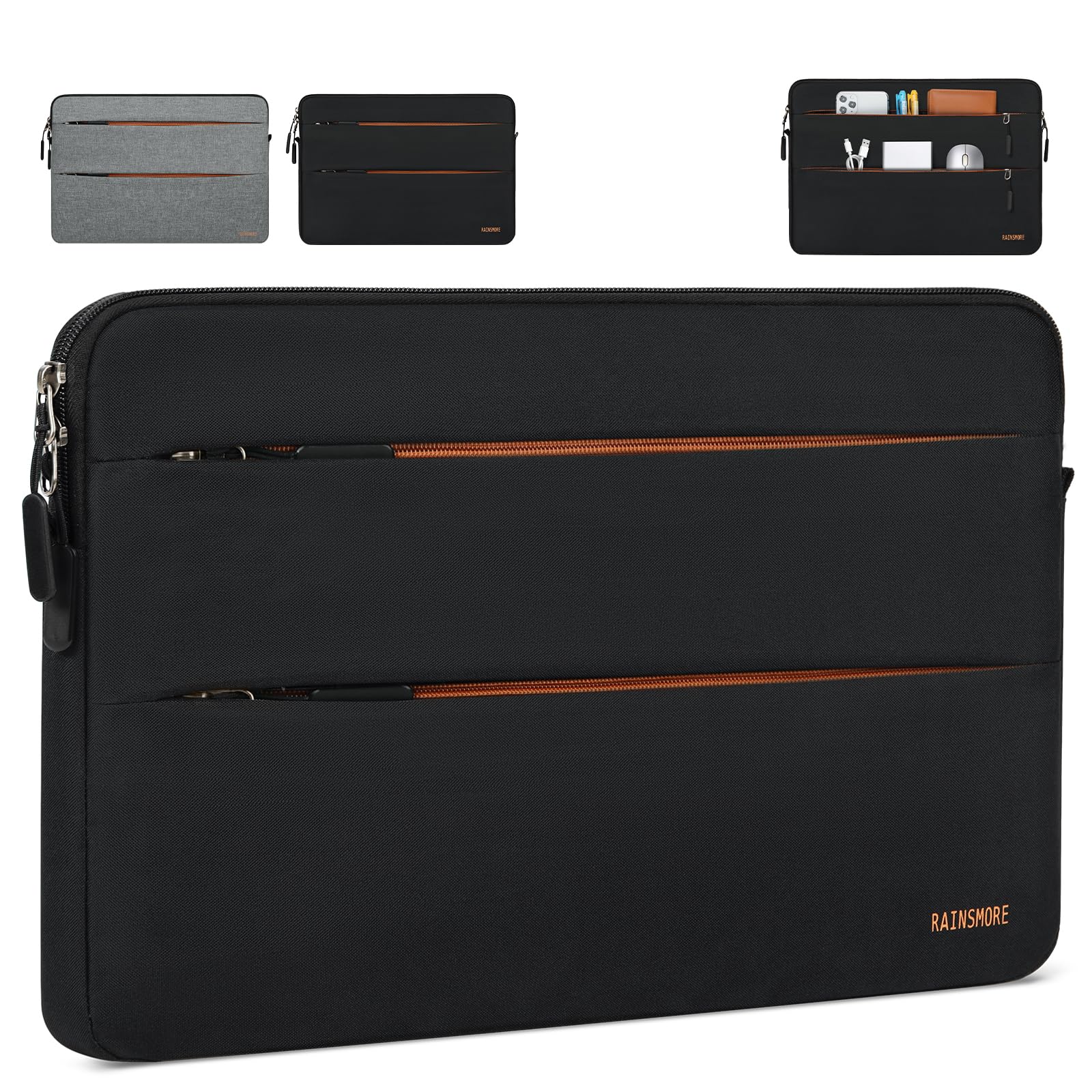 RAINSMORE Funda Laptop 15-15.6 Pulgadas Impermeable Funda para Laptop ...