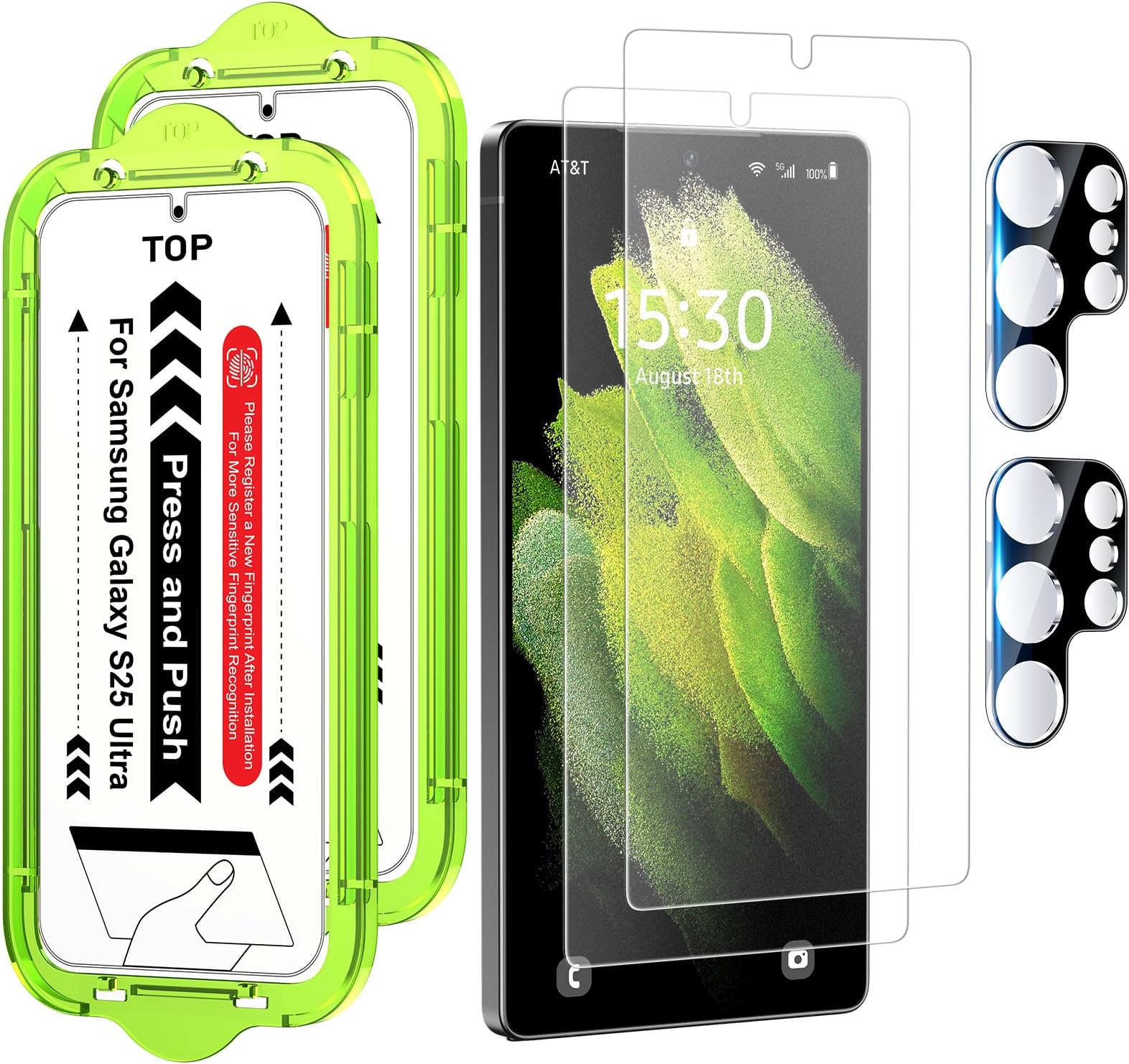 Esanik for Samsung Galaxy S25 Ultra Matte Screen Protector, 2 Pack S25 ...