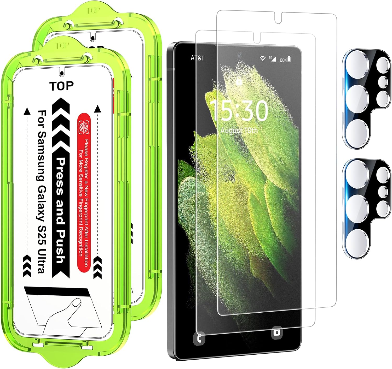 Esanik for Samsung Galaxy S25 Ultra Matte Screen Protector, 2 Pack S25 ...