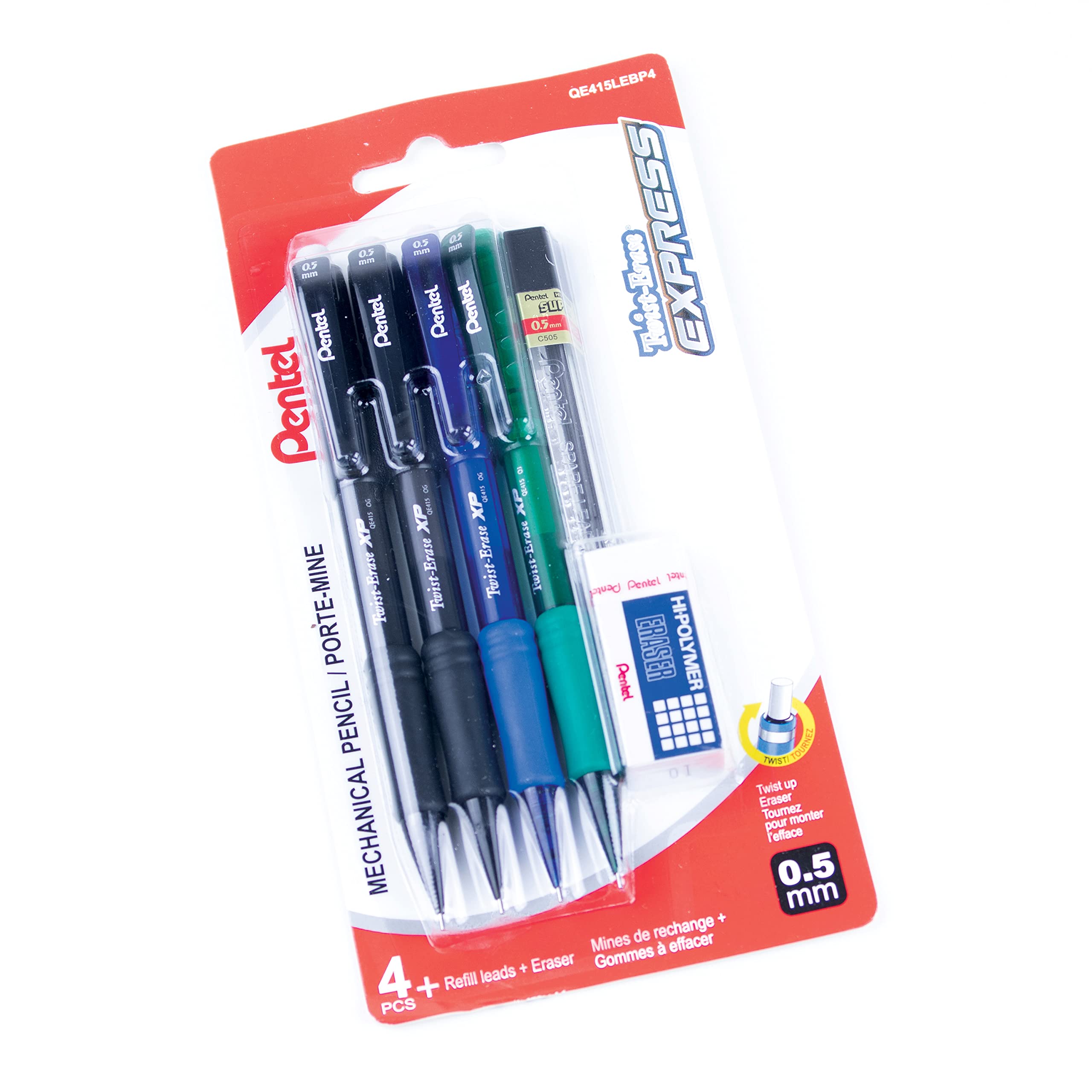 Pentel Pencil Retractable Eraser