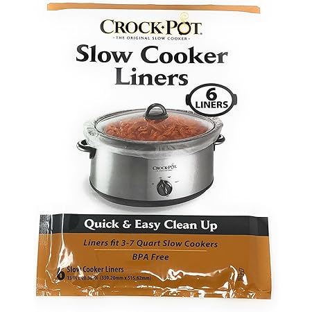 Amazon.com: Crock-Pot Slow Cooker Liners ~ 6 liners: Home & Kitchen