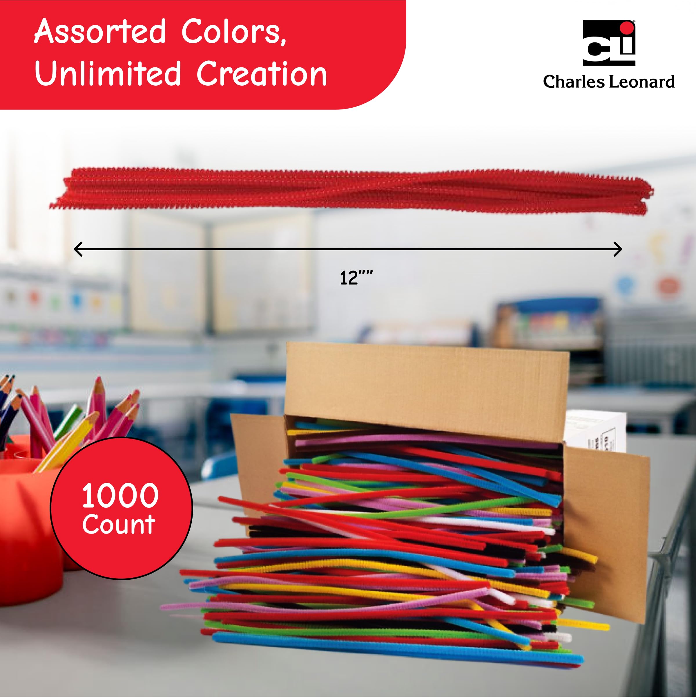 Snapklik.com : Pipe Cleaners Bulk, 1000 Count, Pipe Cleaners For ...