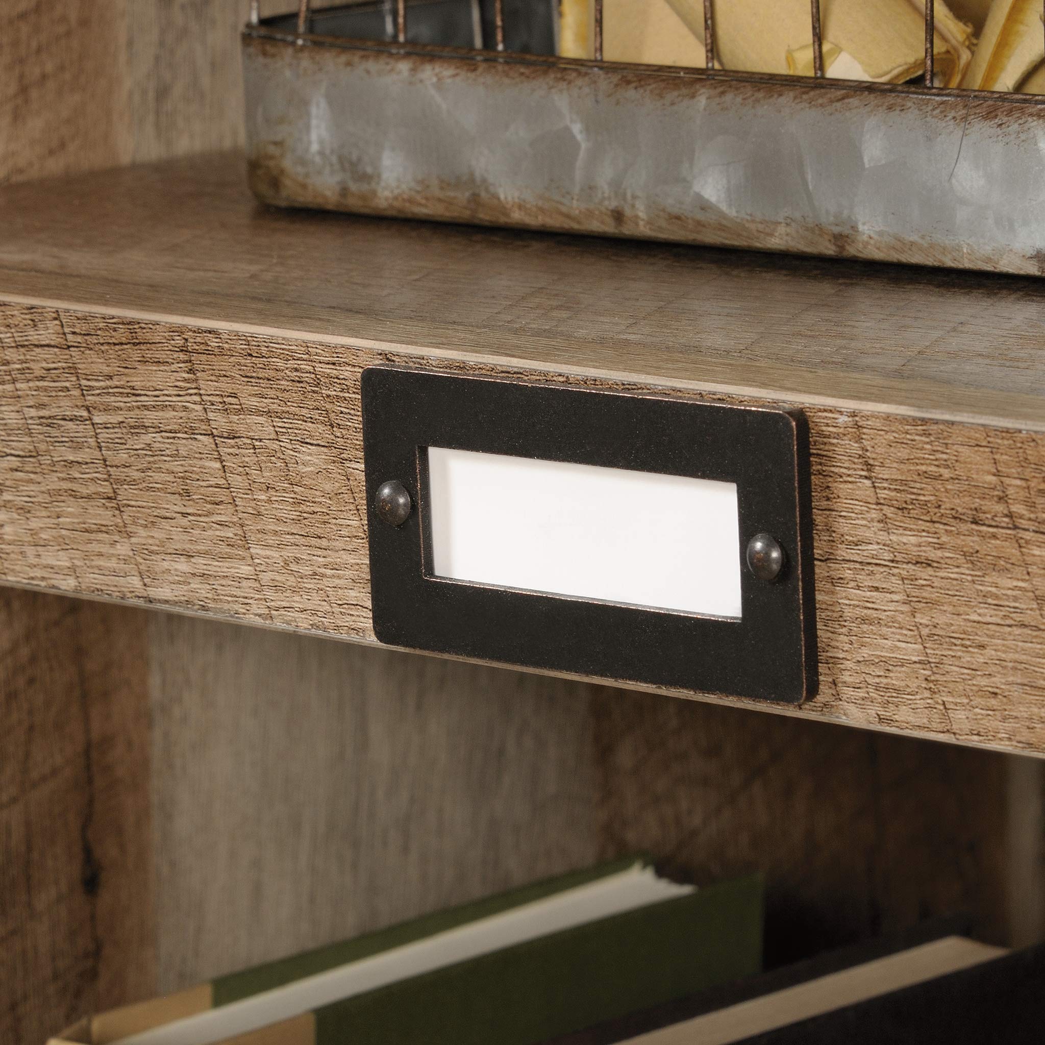 Sauder Cannery Bridge Display Cabinet, L: 35.28" x W: 17.52" x H: 60.43 ...