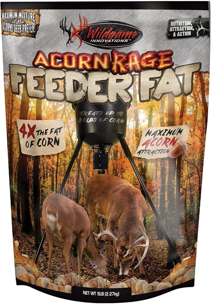 Amazon.com: Wildgame Innovations Acorn Rage Feeder Fat Deer Attractant ...
