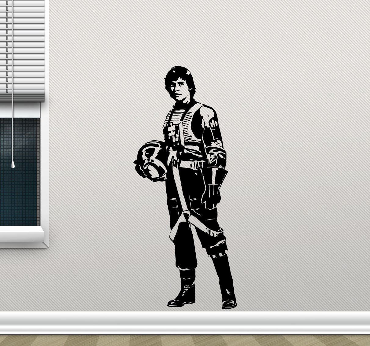 Amazon.com: Luke Skywalker Wall Decal Vinyl Sticker Cartoons Boy Kids ...