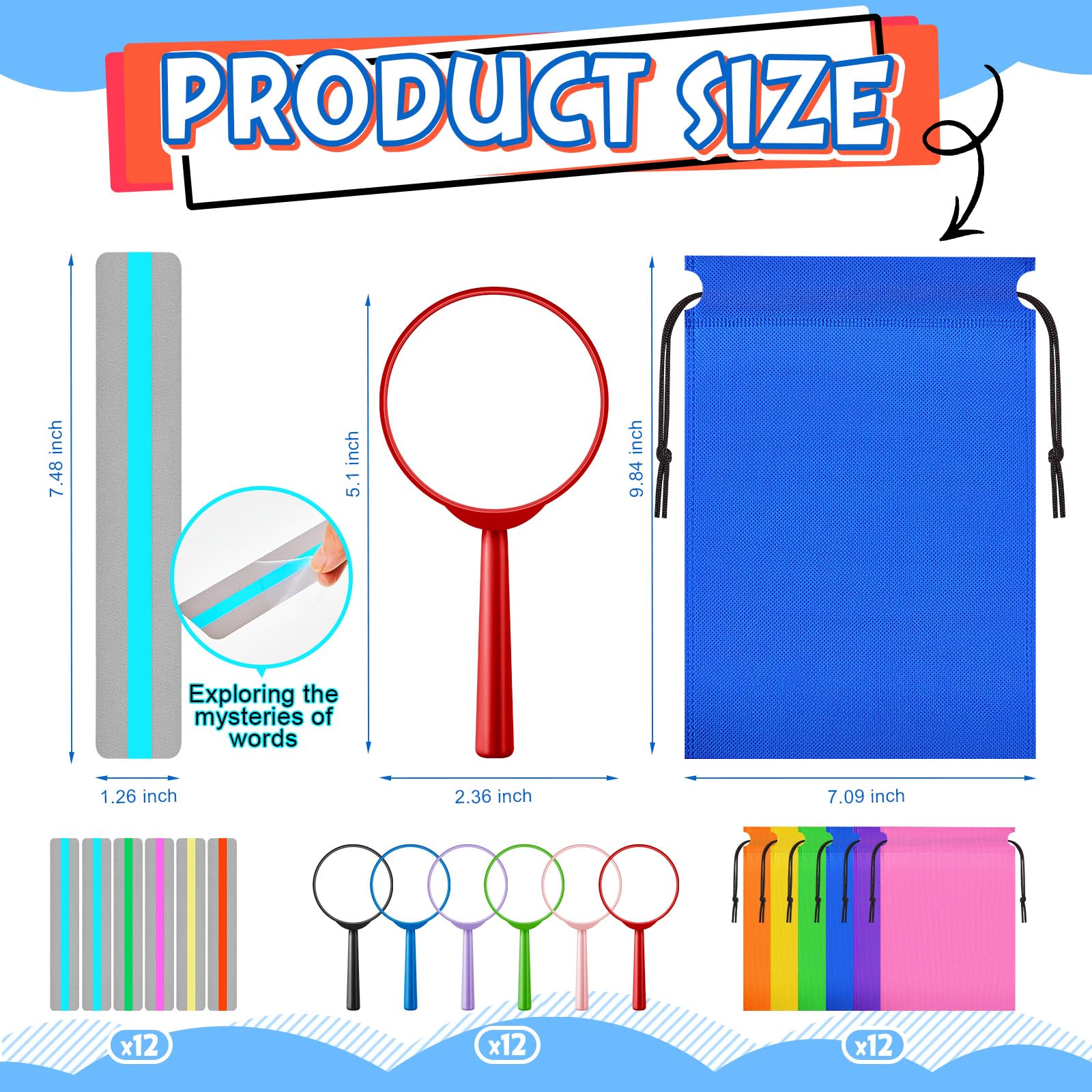 Snapklik.com : 48 Pcs Reading Phones For Classroom Whisper Dyslexia ...