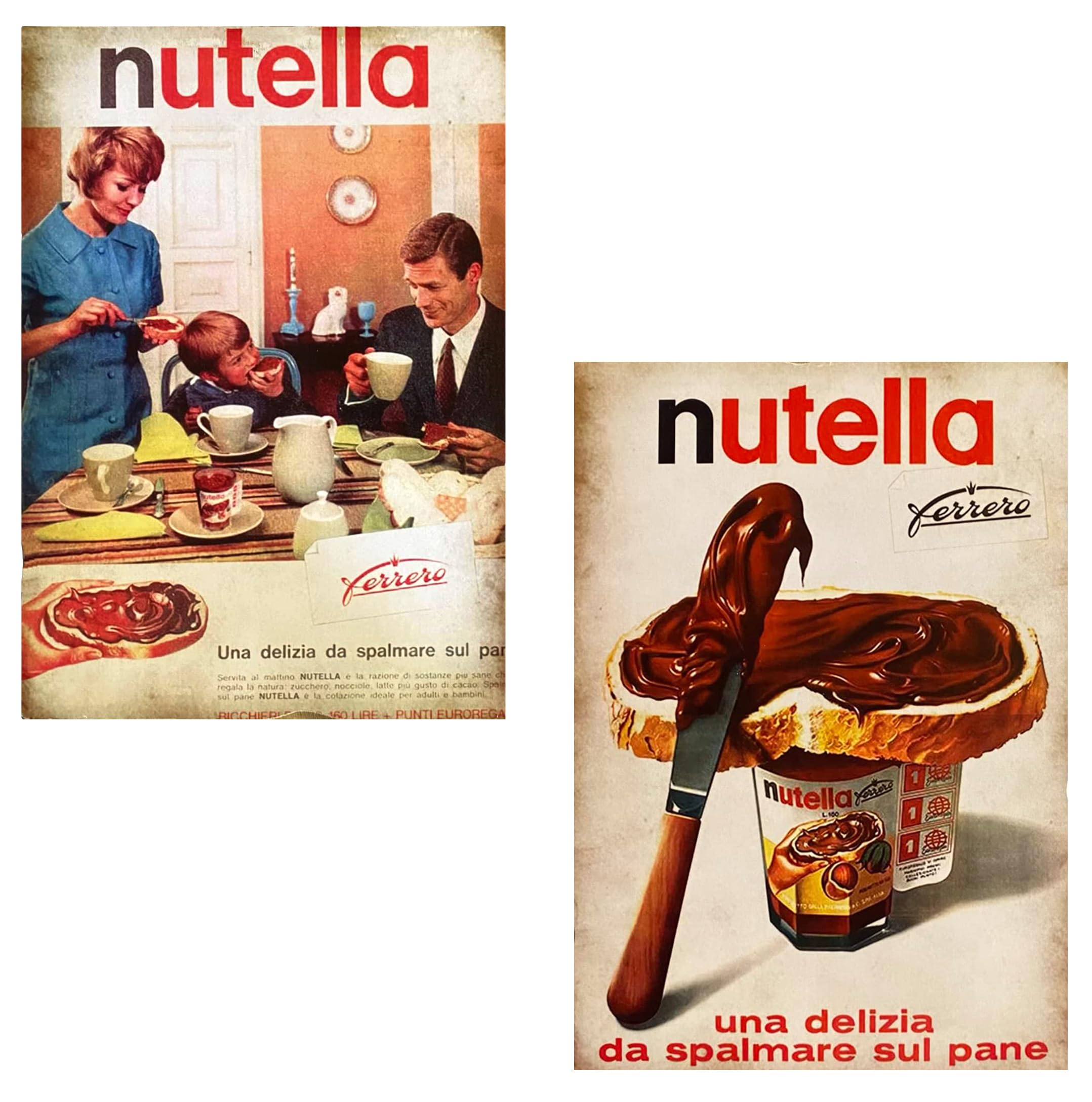 Nutella Affiches Publicitaires Affiches Rtro Affiche Posters Sur Le