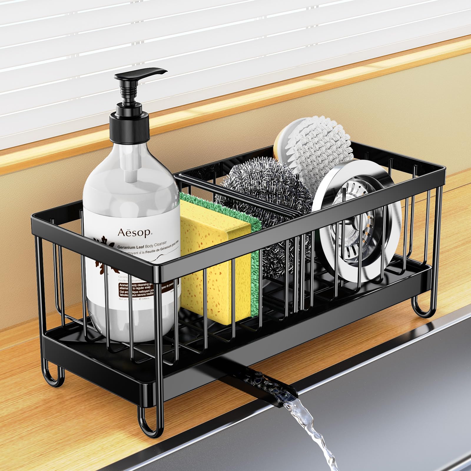 Snapklik.com : PKBD Kitchen Sink Caddy, Rustproof 304 Stainless Steel ...
