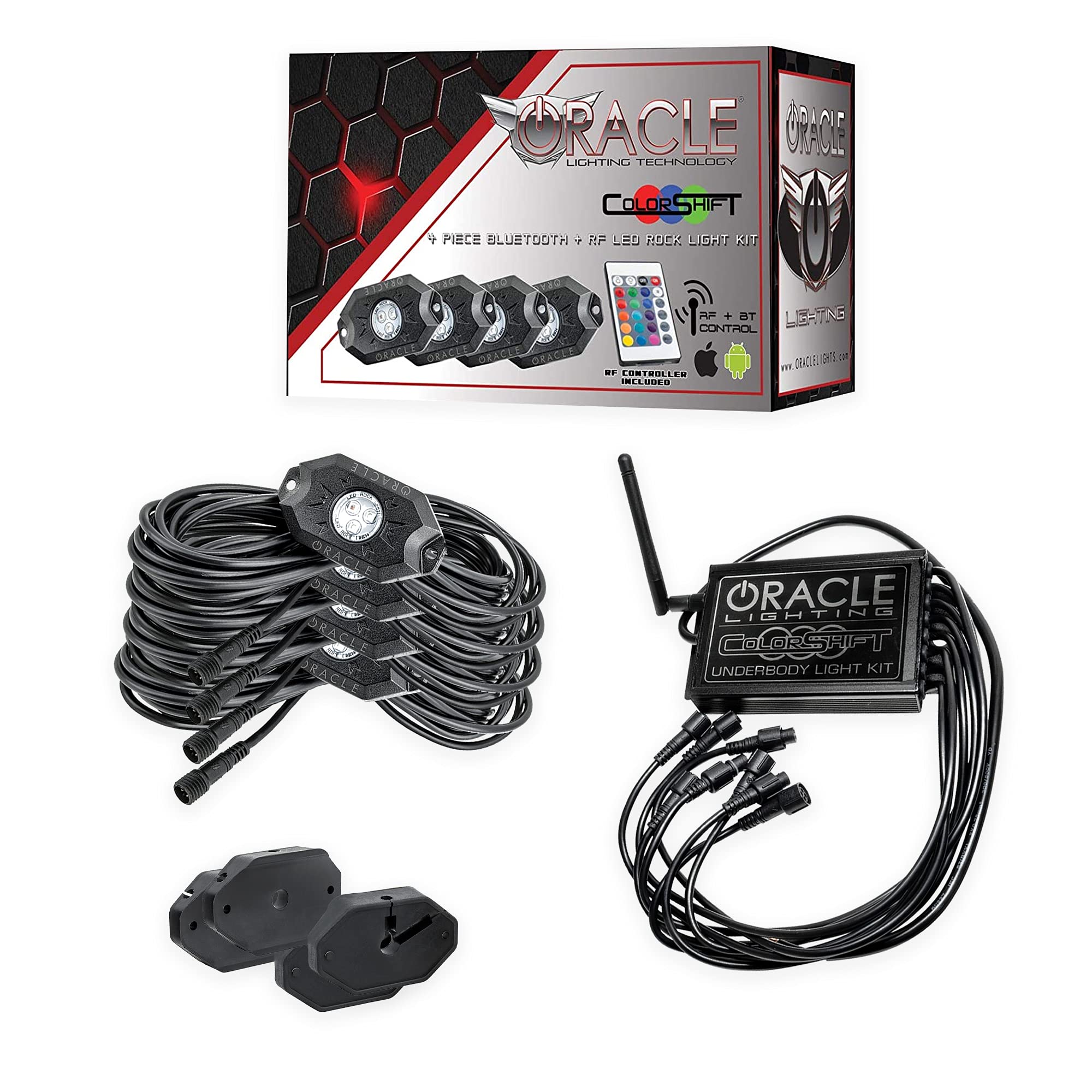 Buy ORACLE LIGHTING ColorSHIFT LED Underbody Rock Light Kit – Car ...