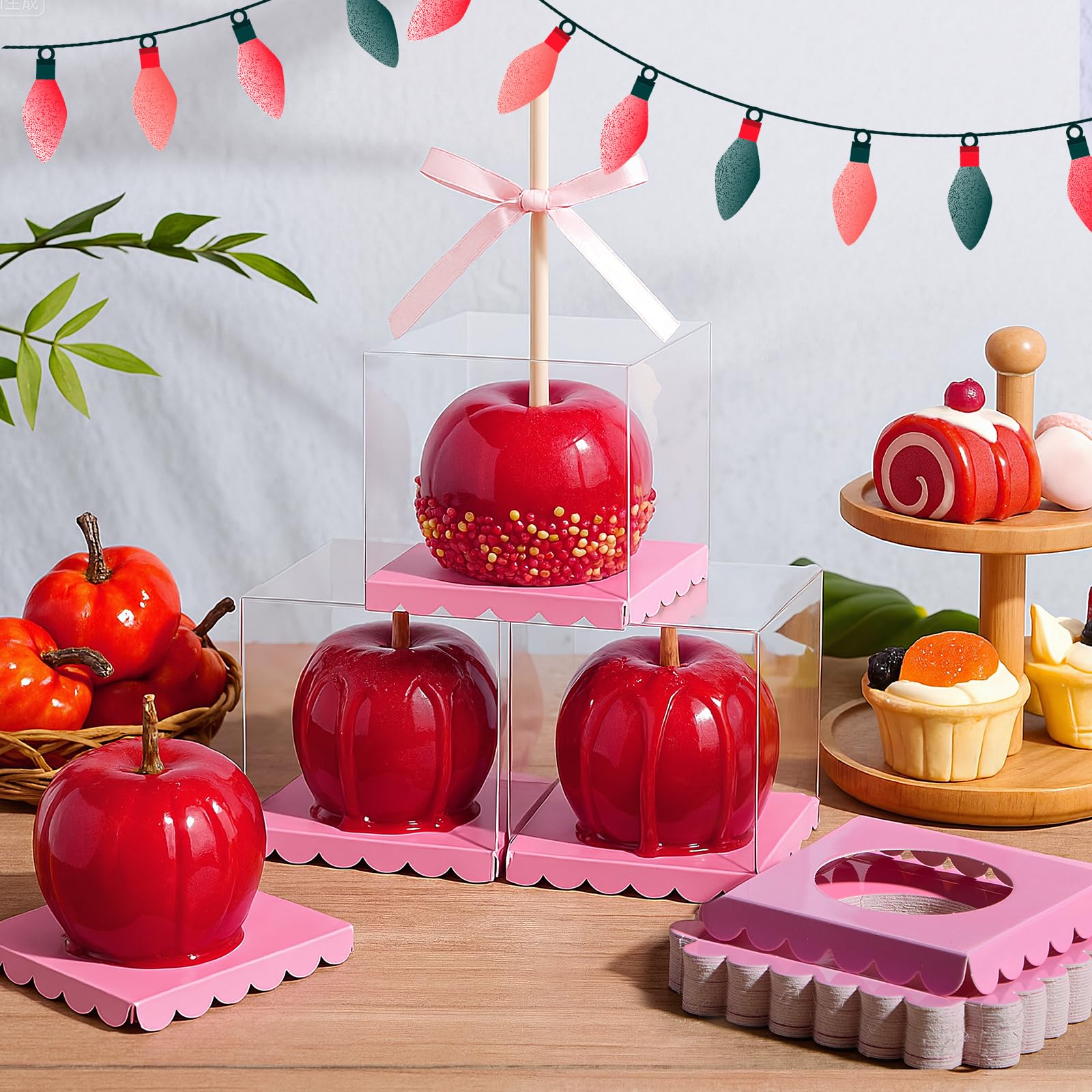 Mini Candy Apples Display