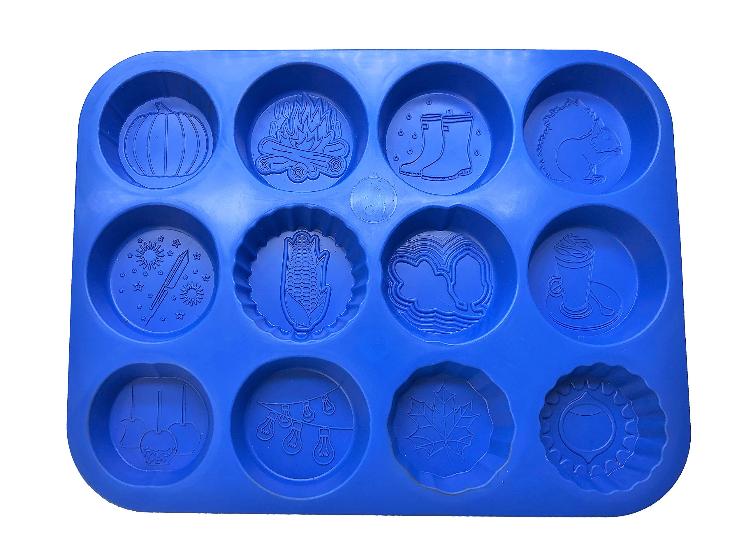 Proops Autumn Wax Melt Tart Candle Burner, Soap Making Mold Mould Tray ...