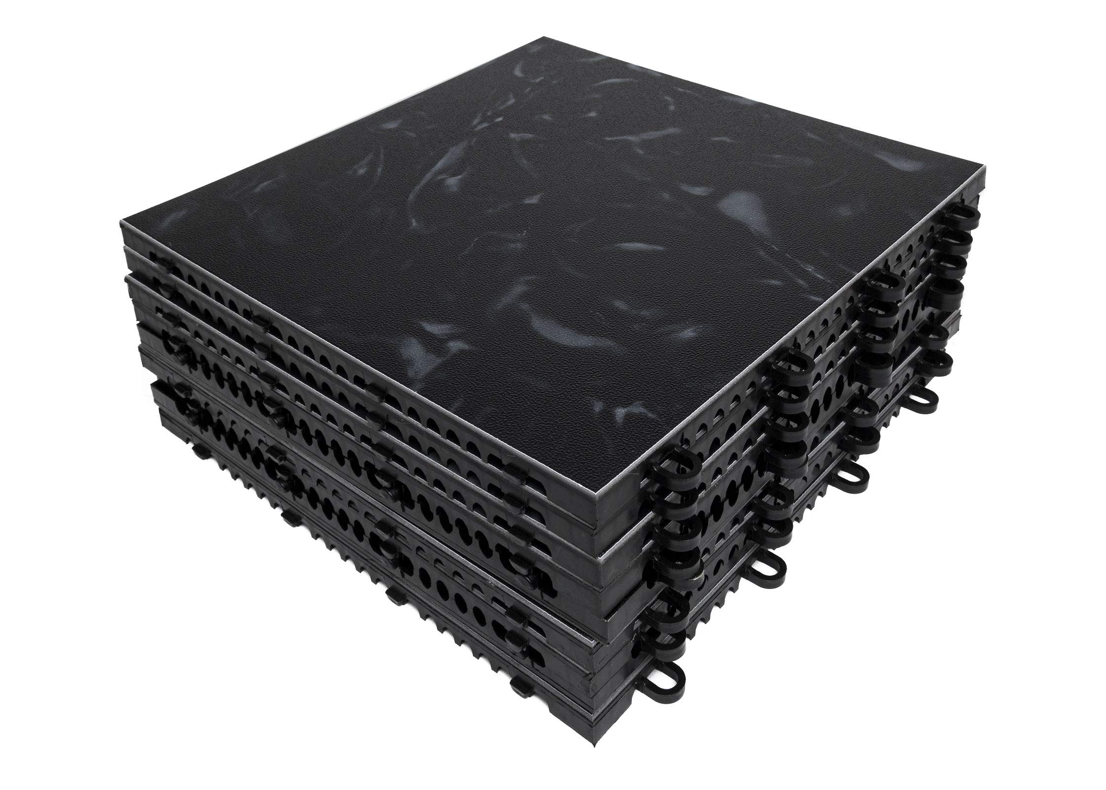 Snapklik.com : Big Floors 3X3LUXBLAKFLOOR Modular Interlocking ...
