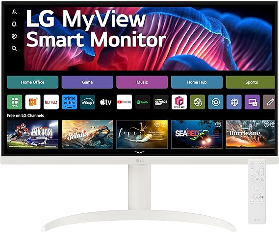 Amazon.com: LG 27SR75U-W MyView 27 inch 4K UHD (3840x2160) IPS HDR10 ...