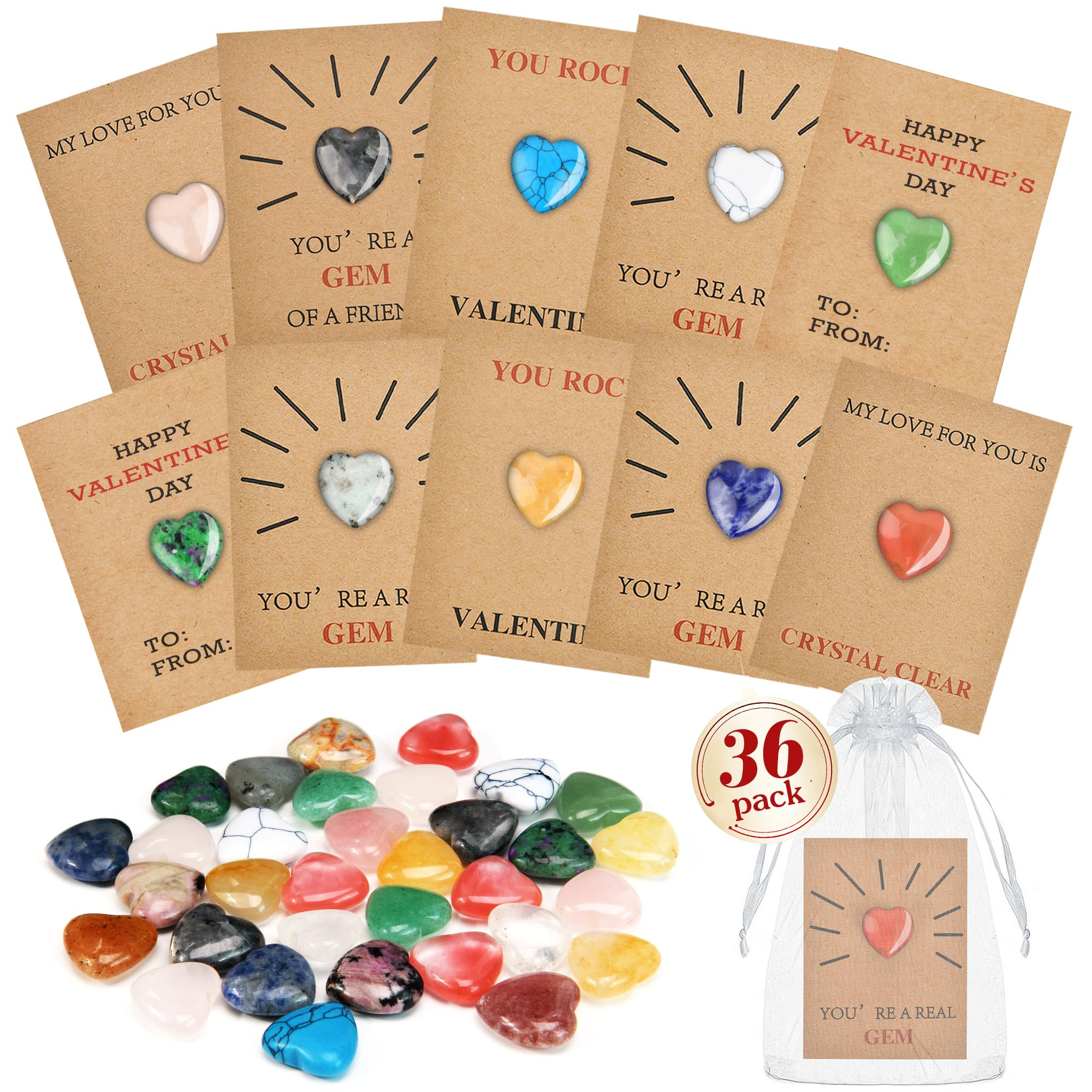Amazon.com: 36 Pack Valentines Day Gifts for Kids School Classroom ...
