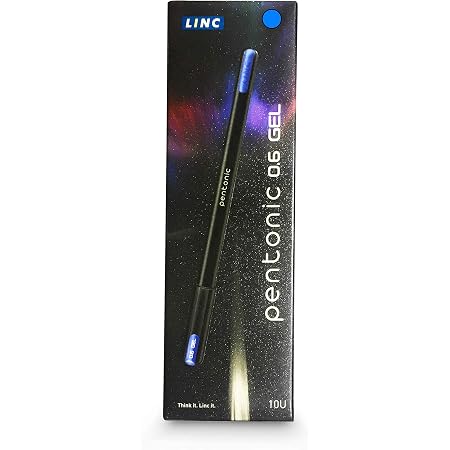 Pentonic Gel Pen Refill (0.6 mm, Pack of 10, Blue Ink) : Amazon.in