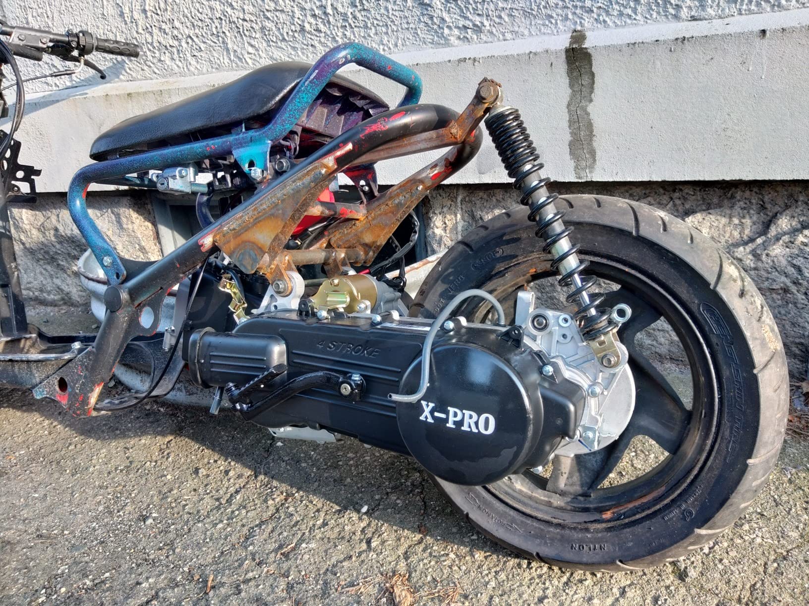 $30/mo - Finance X-PRO 150cc Long Case 4-stroke GY6 Air cooled Moped ...