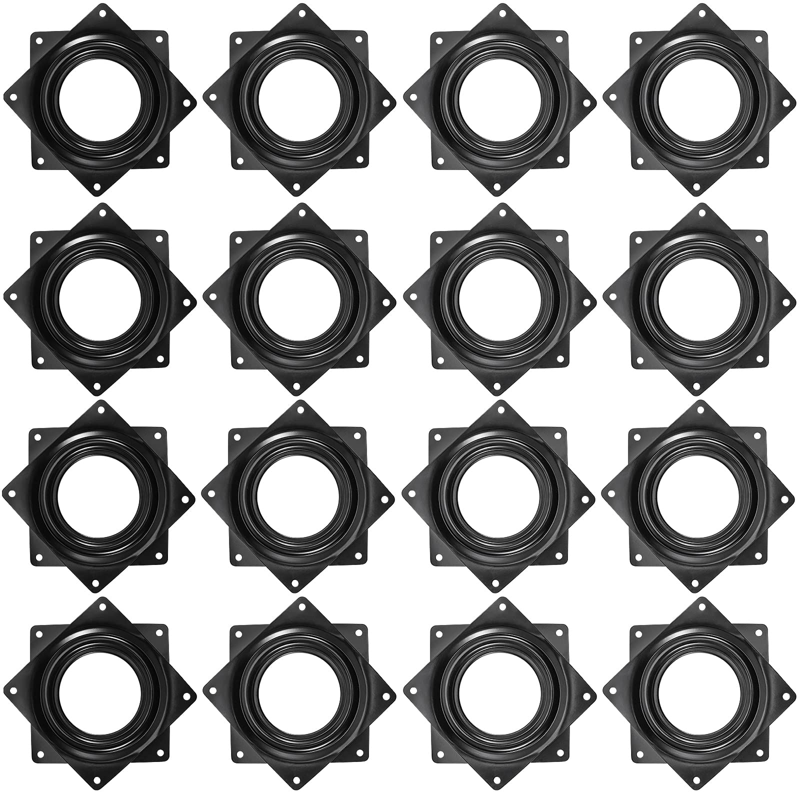 Buy MUKCHAP 16 PCS Lazy Susan Turntable Bearings, 4 Inch Square Ball ...