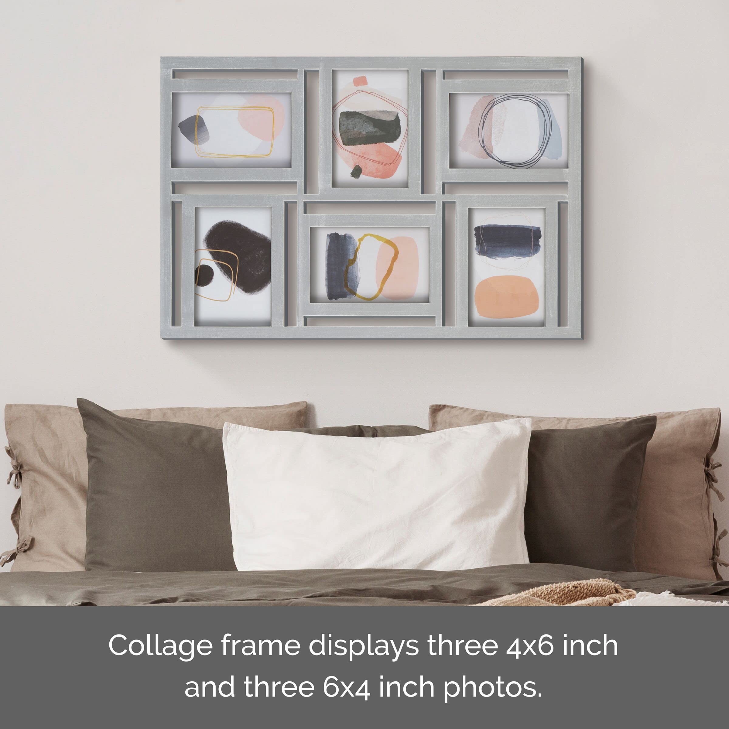 Snapklik.com : MELANNCO 6 Opening Collage Frame- Displays Three 4x6 And ...