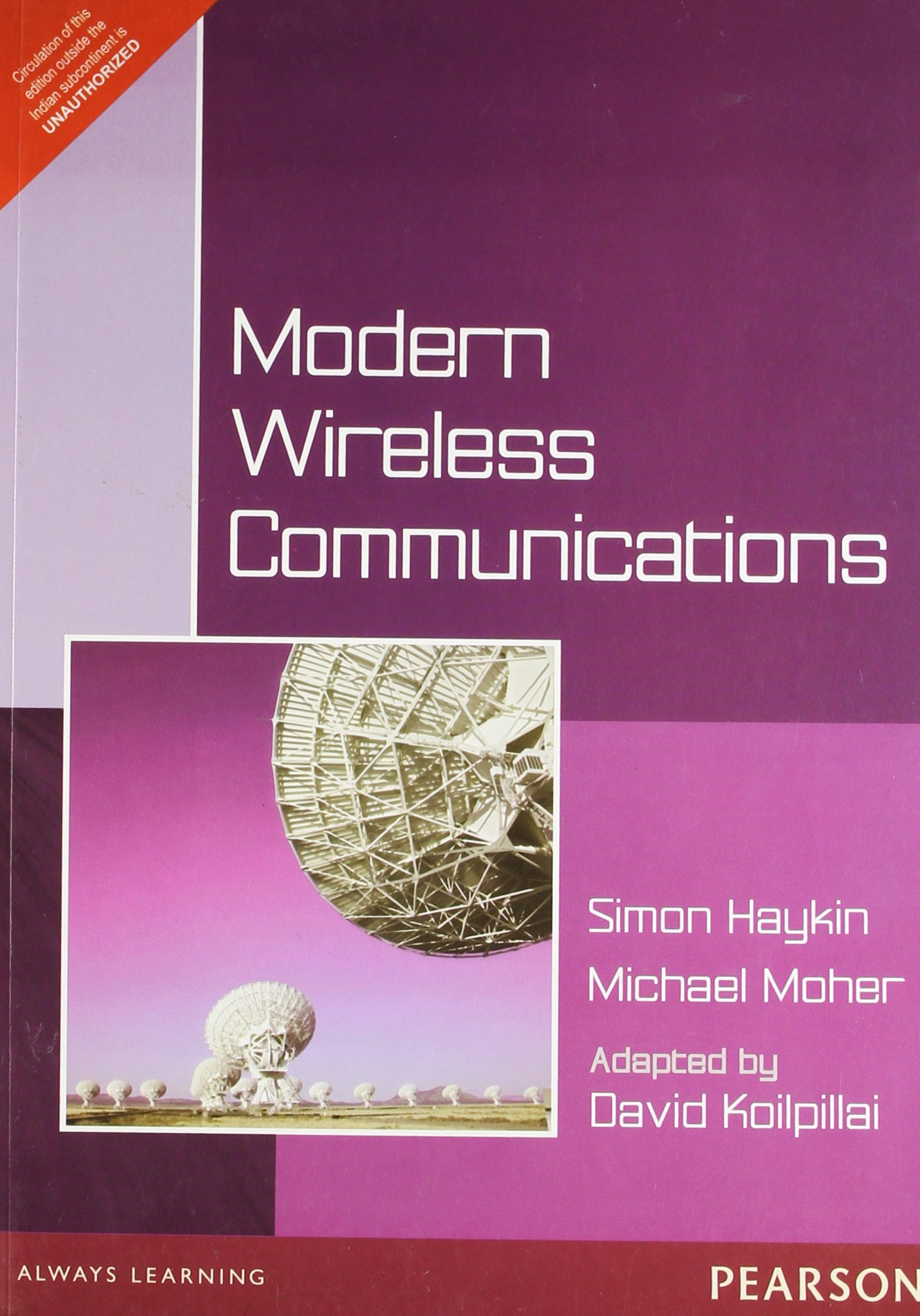 Modern Wireless Communication: Simon Haykin And Michael Moher ...