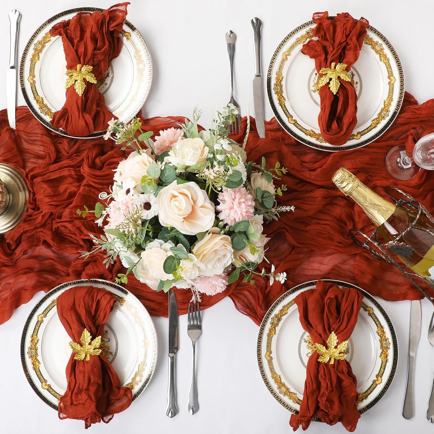 Amazon.com: Preboun 26 Pcs Fall Table Decorations Includes 2 Terracotta ...