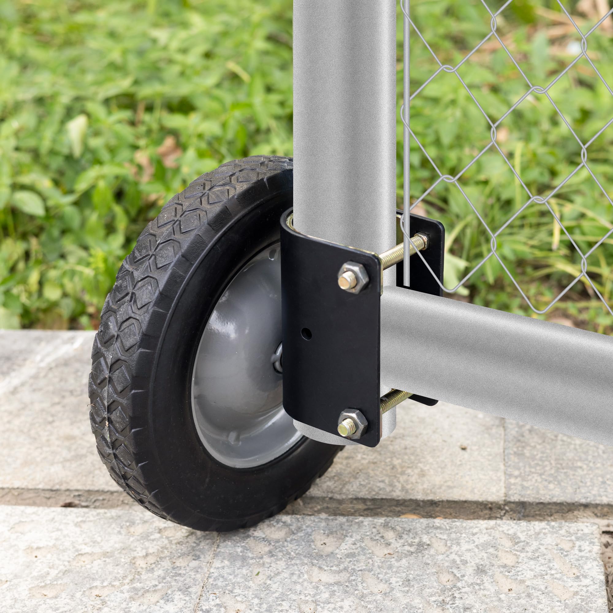 Snapklik.com : DURIGID 8 Inch Heavy Duty Gate Wheels For Metal Tube Gate